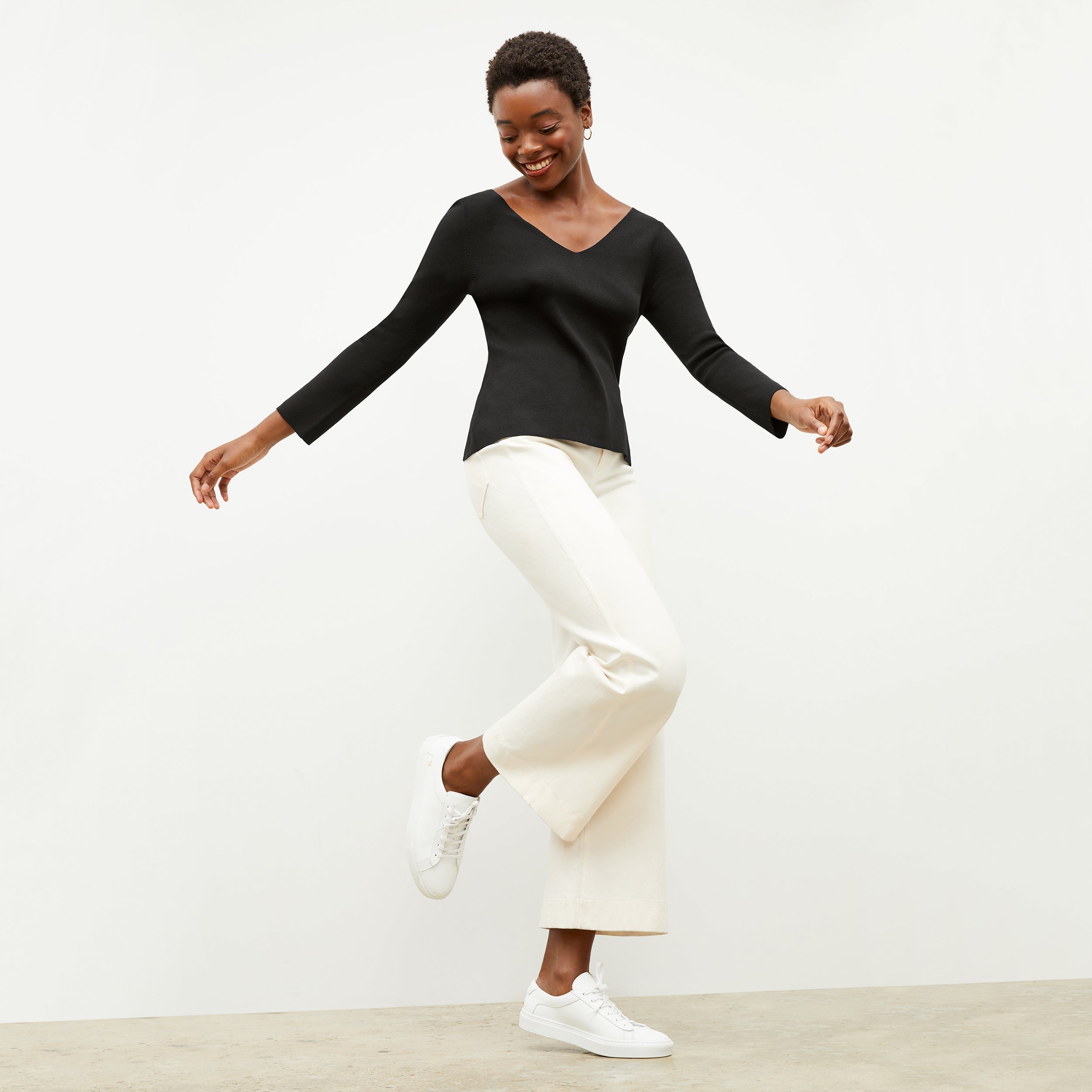 Kara Top - 365Knit :: Black – M.M.LaFleur