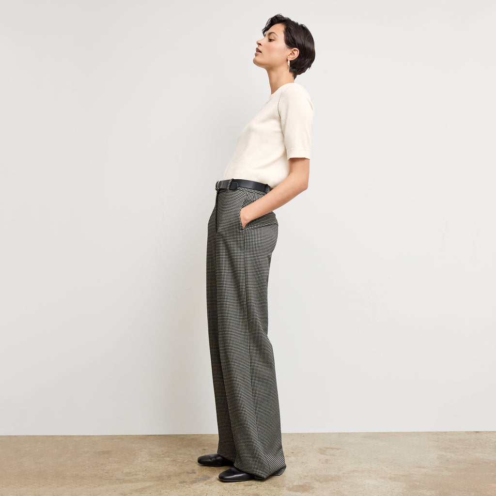 Becca Pointelle Tee - 365 Cotton Silk Knit :: Ivory – M.M.LaFleur