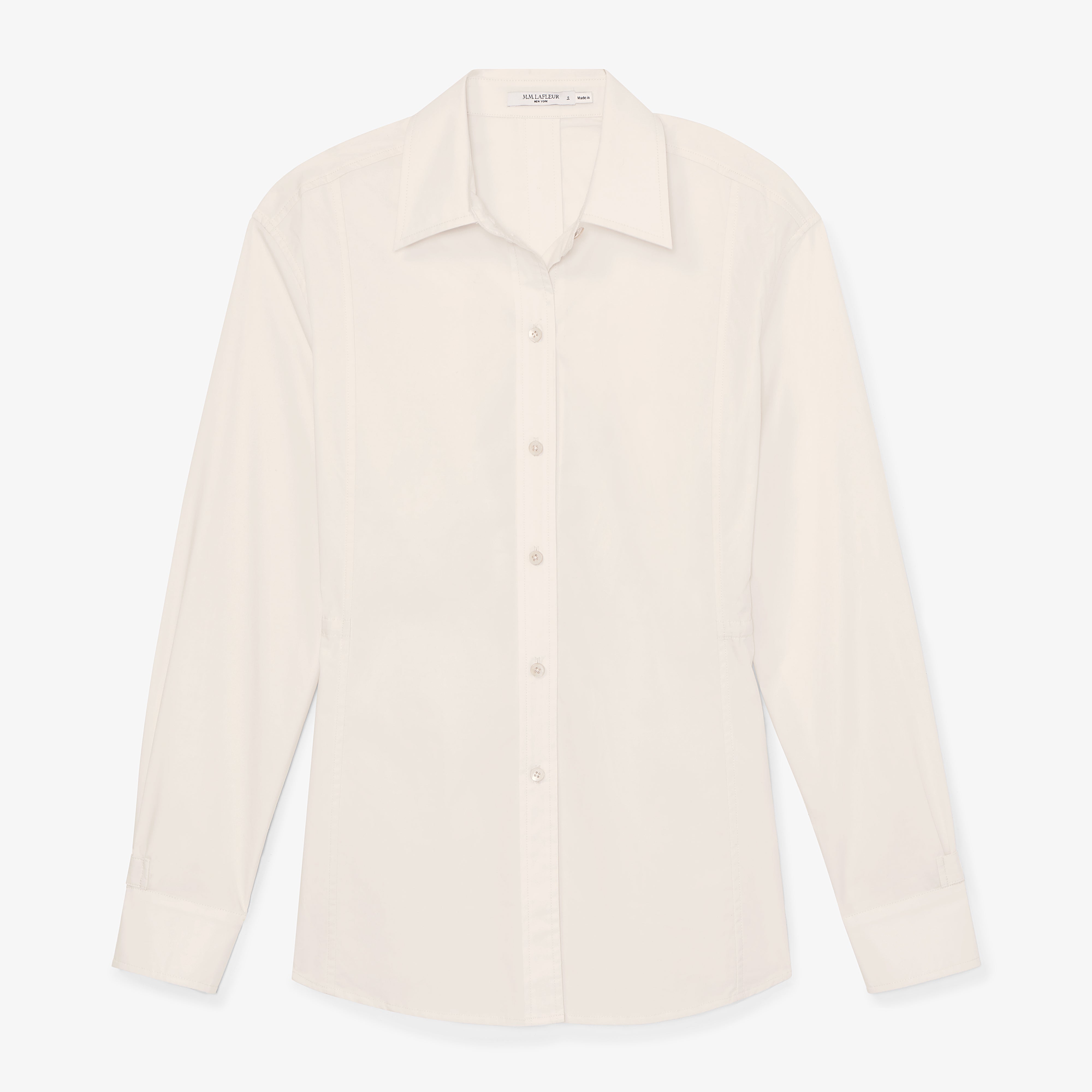 Bentley Al Fresco Shirt - Cotton Poplin :: Eggshell – M.M.LaFleur