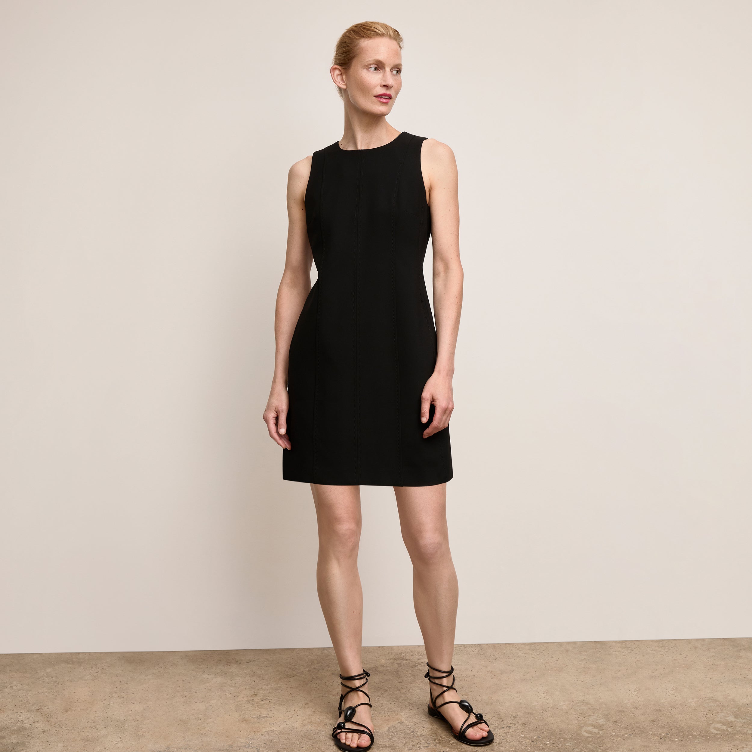 Carolina Flex Dress - Flex Suiting :: Black – M.M.LaFleur