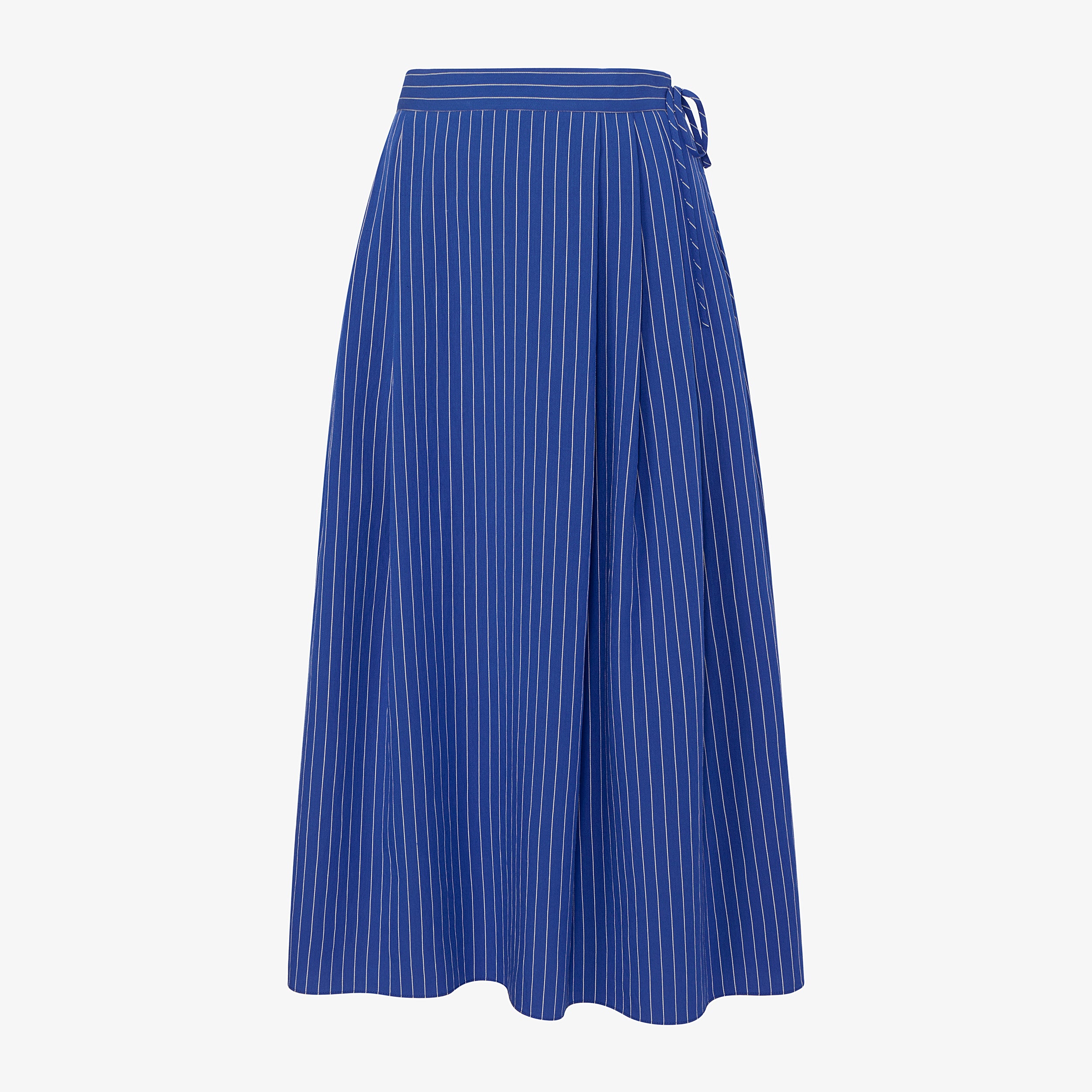 Easton Vacation Skirt - Soft Stripe :: River/Ivory – M.M.LaFleur