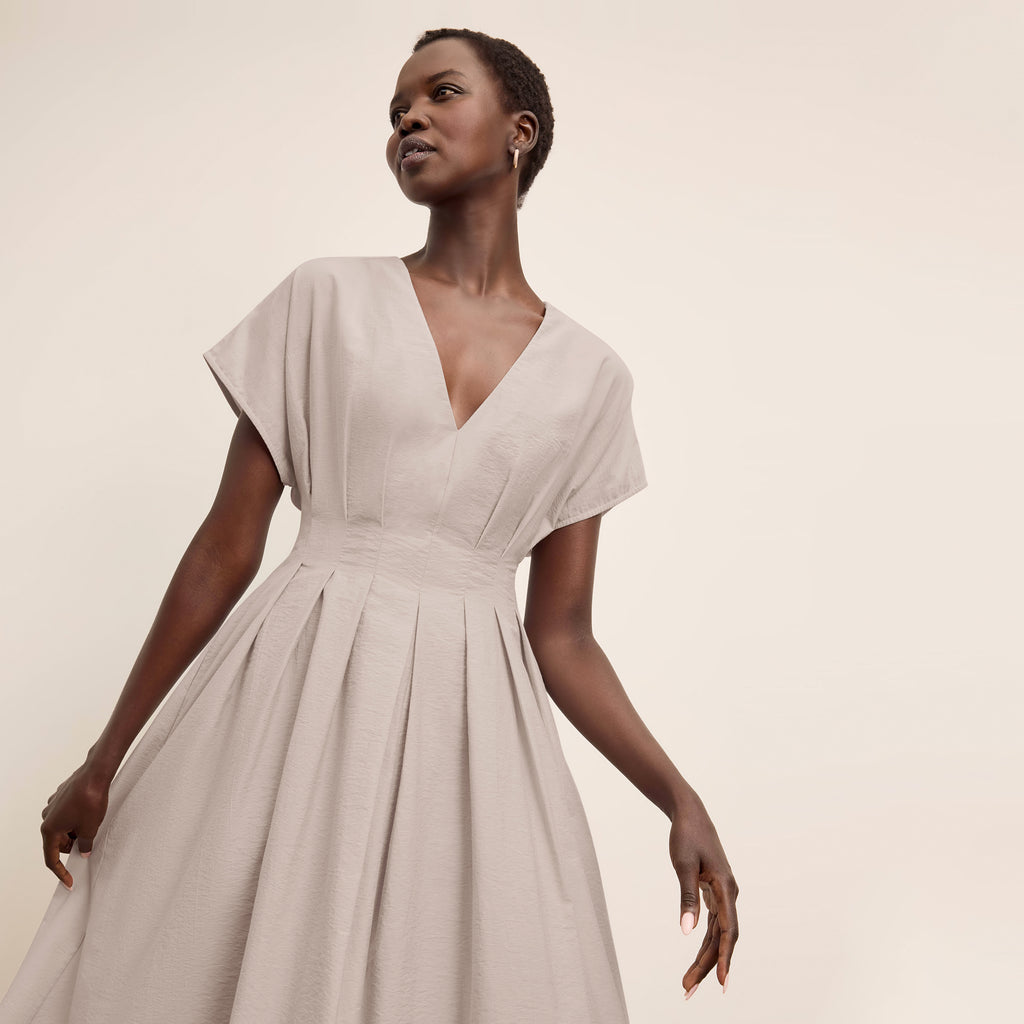 Jelina Summer Friday Dress - Voile :: Quartz – M.M.LaFleur