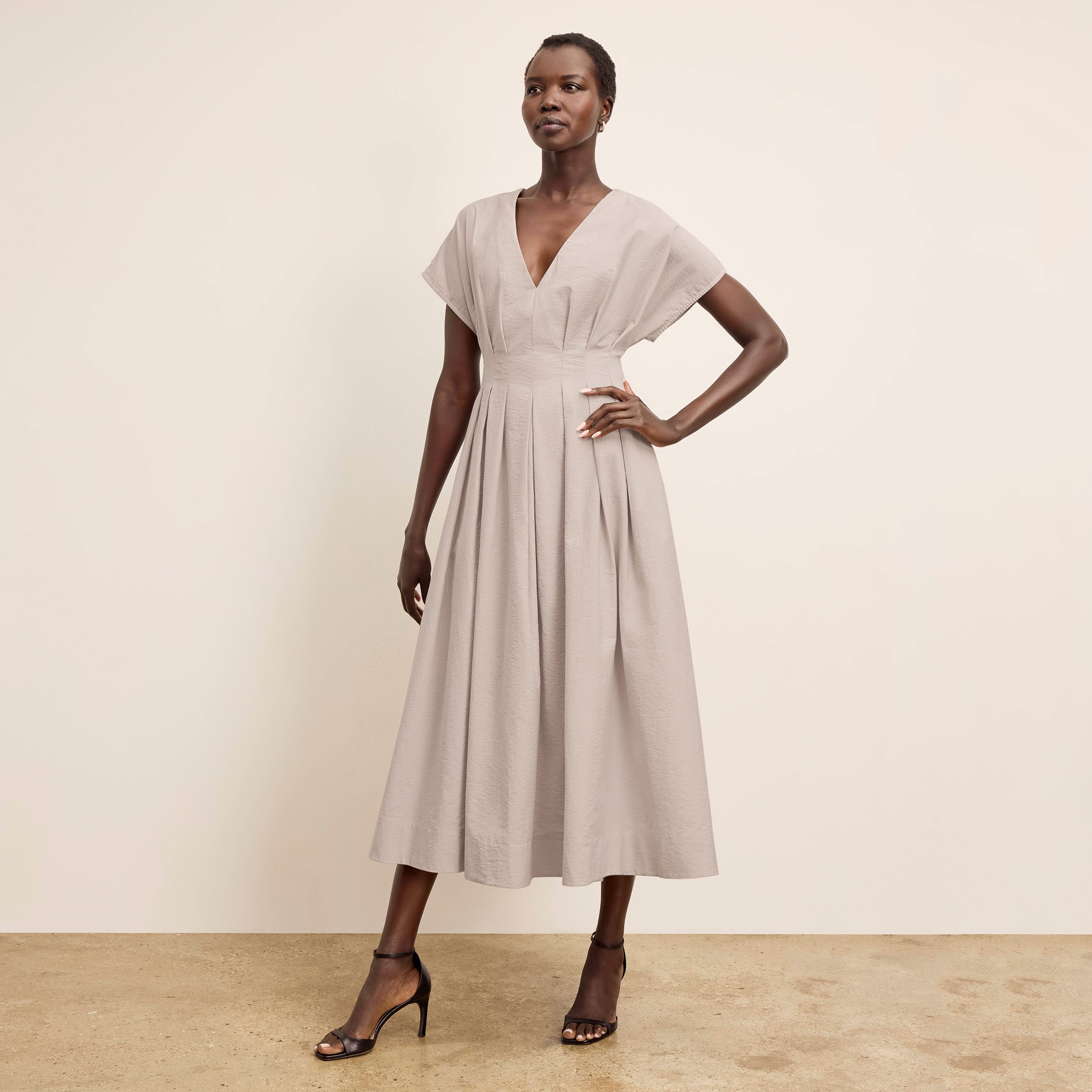Jelina Summer Friday Dress - Voile :: Quartz – M.M.LaFleur