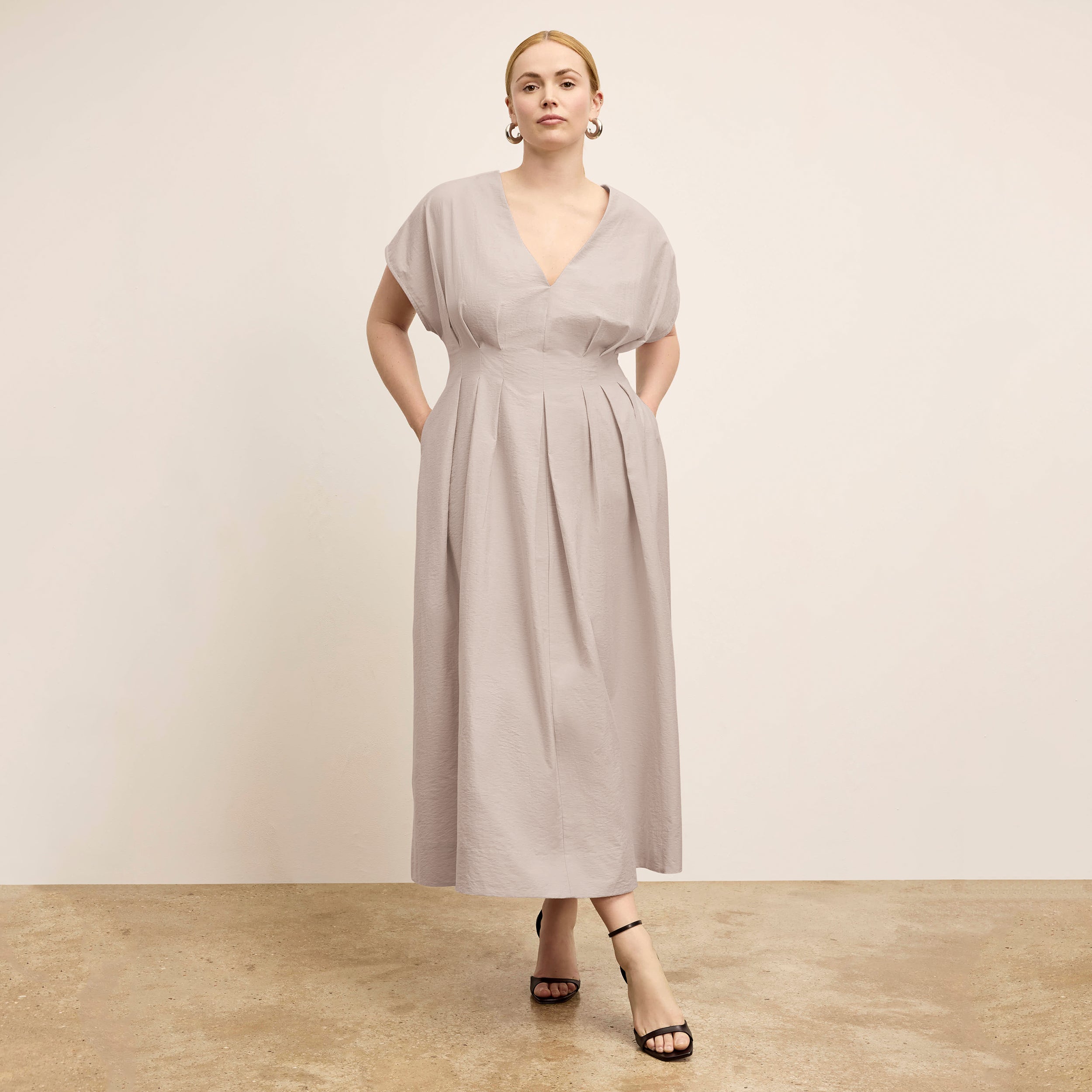 Jelina Summer Friday Dress - Voile :: Quartz – M.M.LaFleur