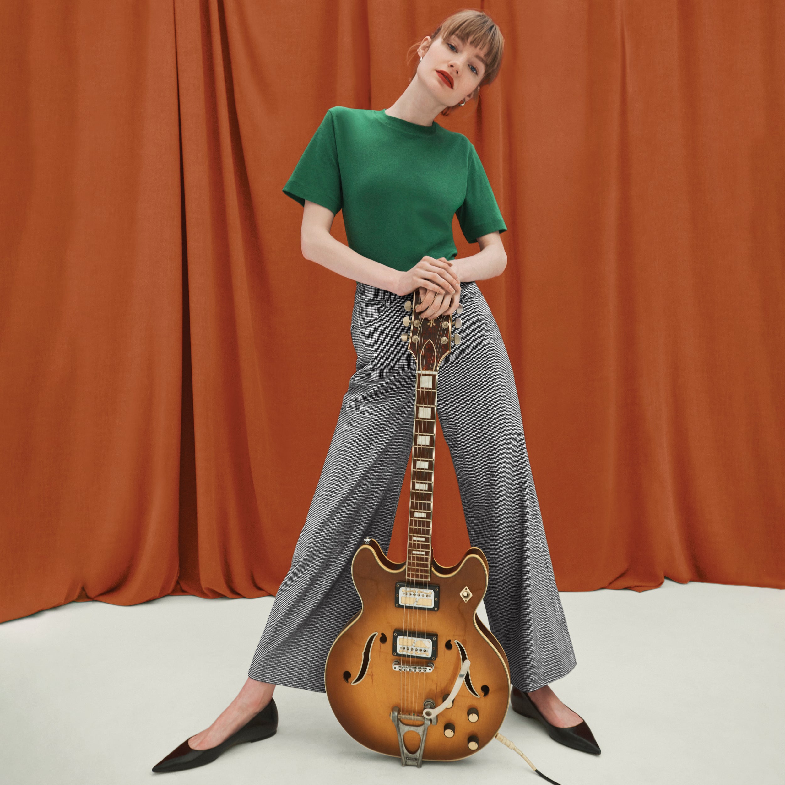 Leslie T-Shirt - Pima Cotton :: Vine – M.M.LaFleur