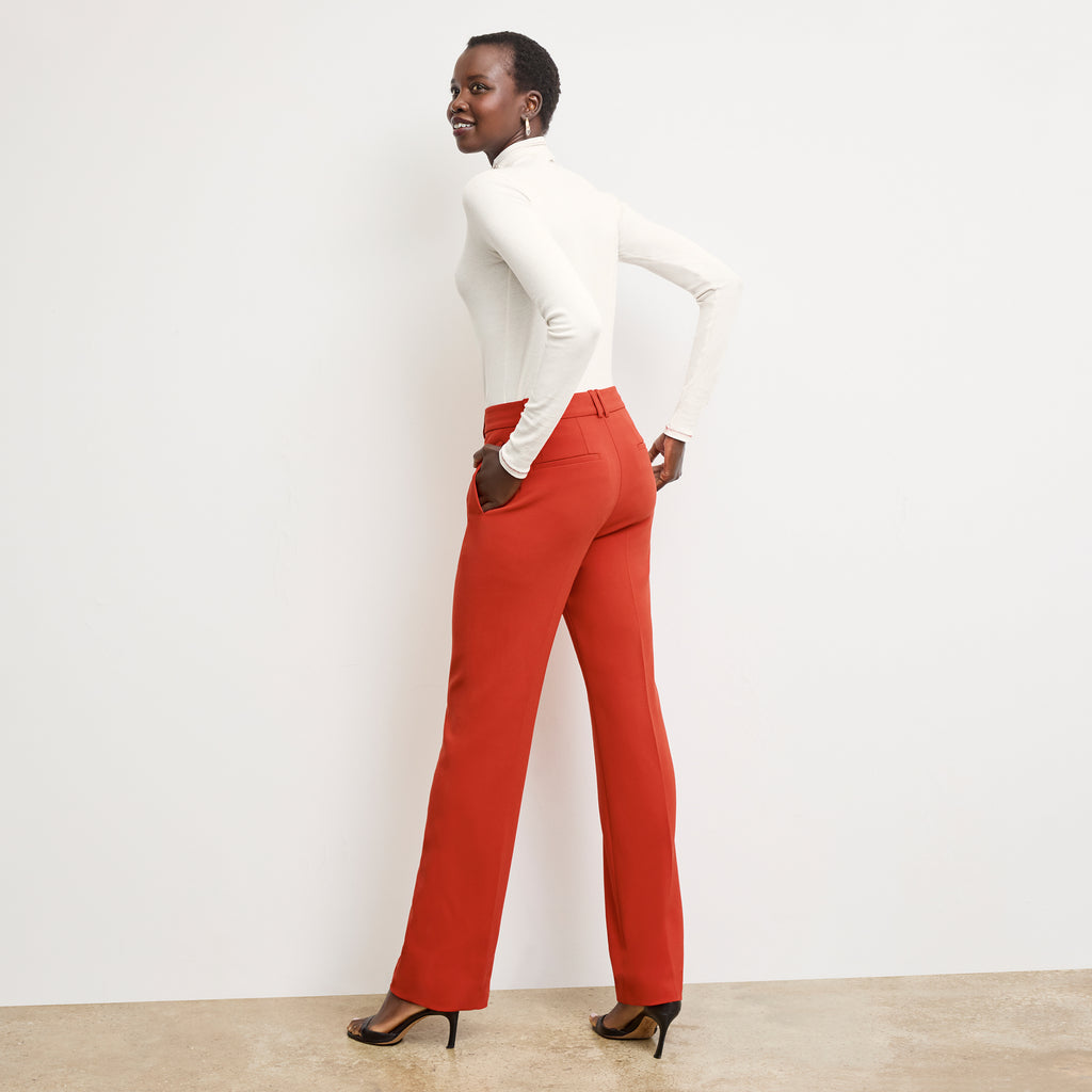 Axam Layering Turtleneck - Contrast Organic Ribbed Pima Cotton :: Ivor ...