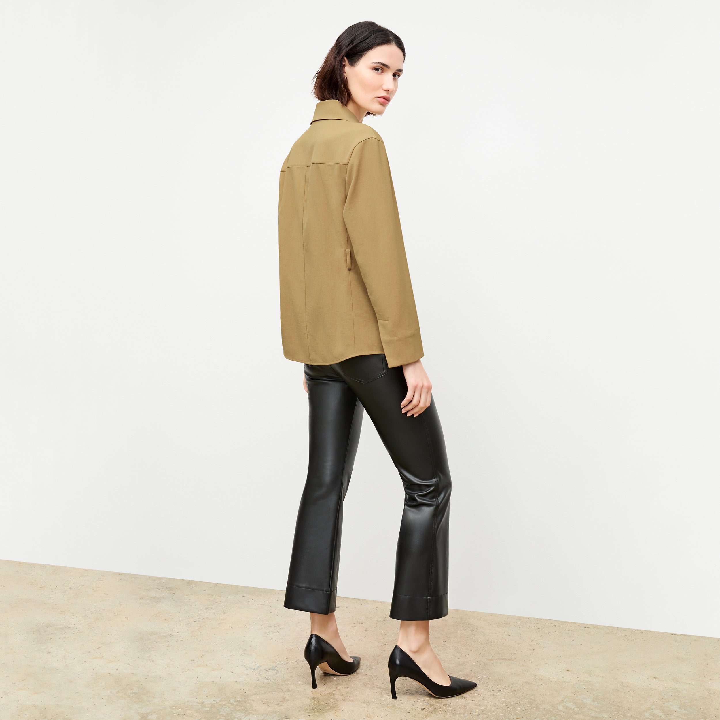 Archie Pant - Vegan Leather :: Black – M.M.LaFleur