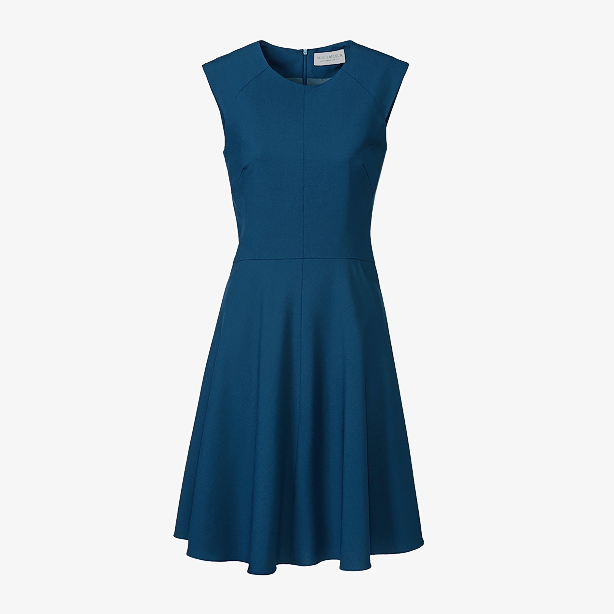Toi Dress - Recycled WonderTex :: Deep Teal – M.M.LaFleur