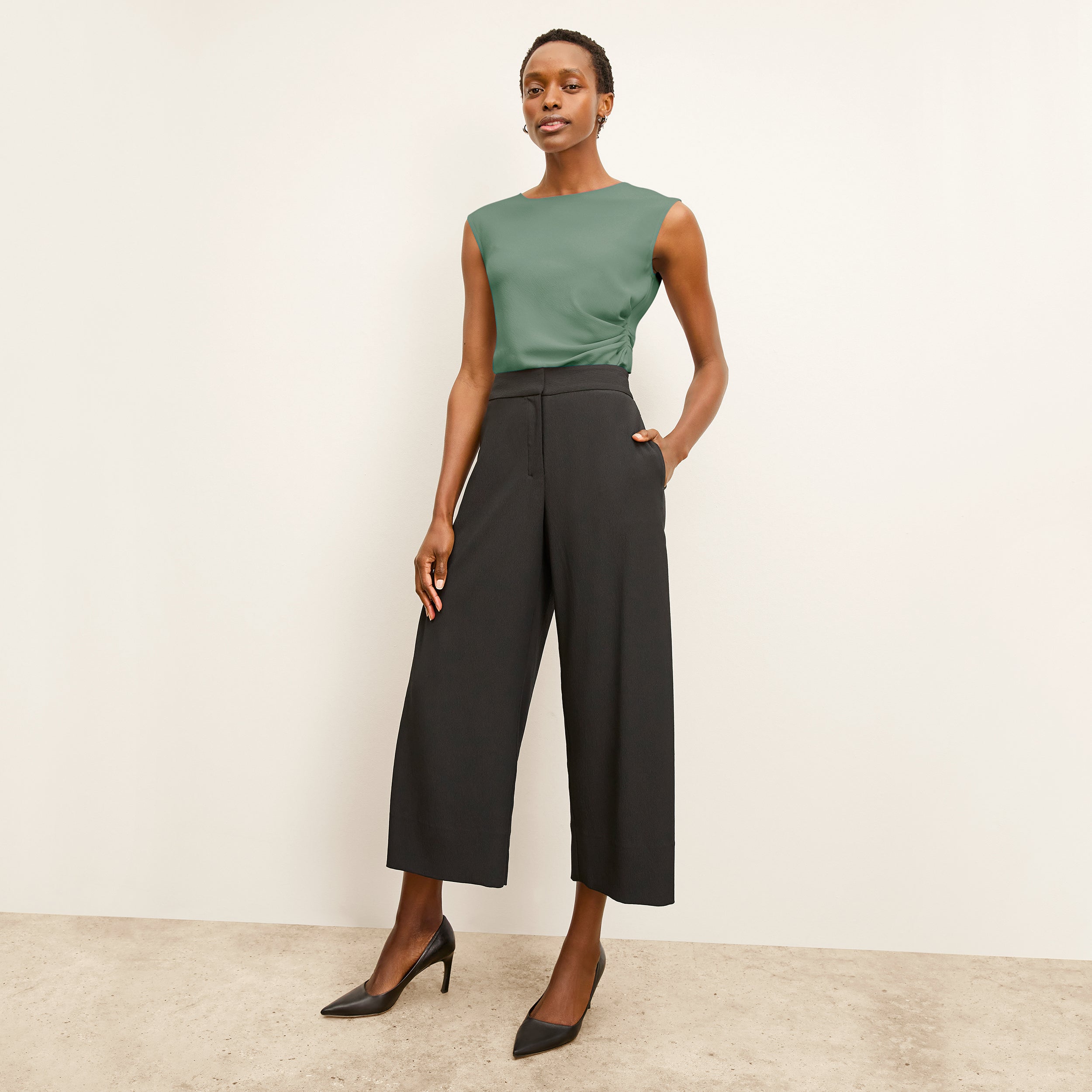 Brooke Definition Top - Eco Soft Wave :: Riverstone – M.M.LaFleur