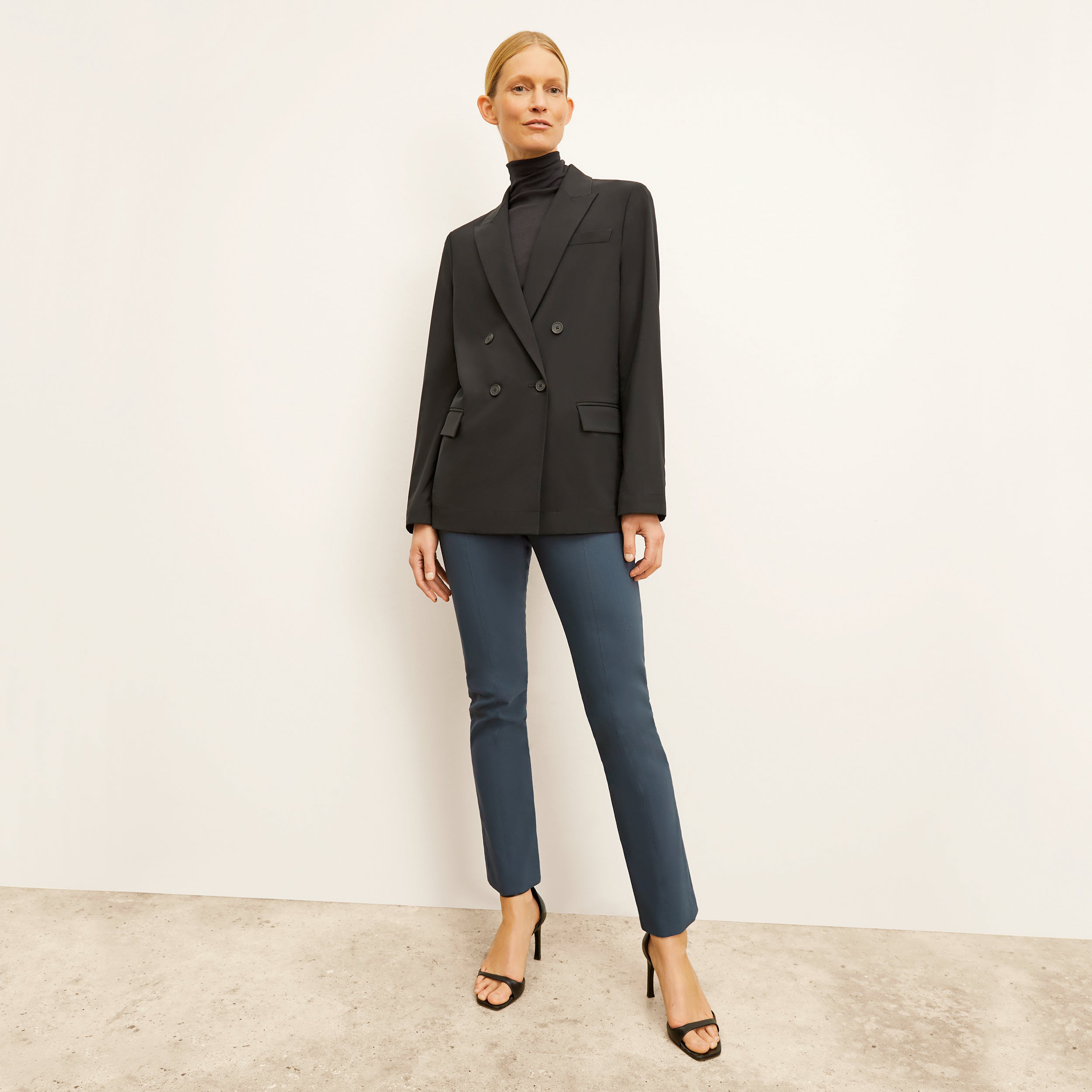 Foster Cigarette Pant - PowerStretch :: Lakeside – M.M.LaFleur