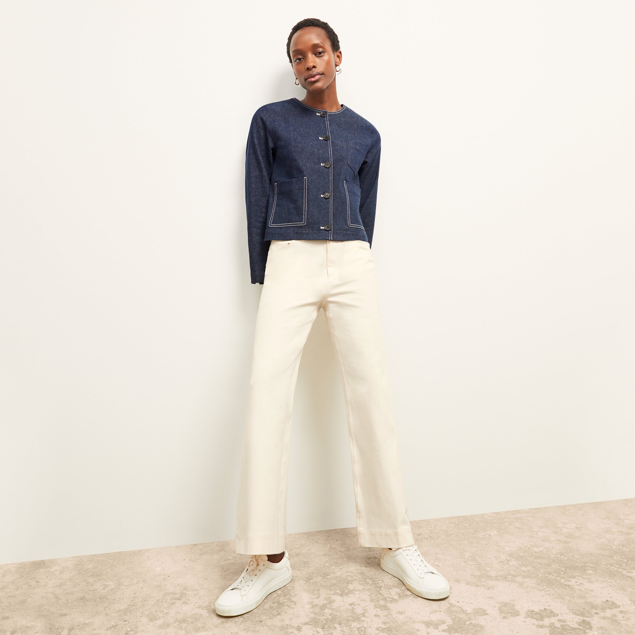 Sarah Wearing the Kane Jacket – M.M.LaFleur