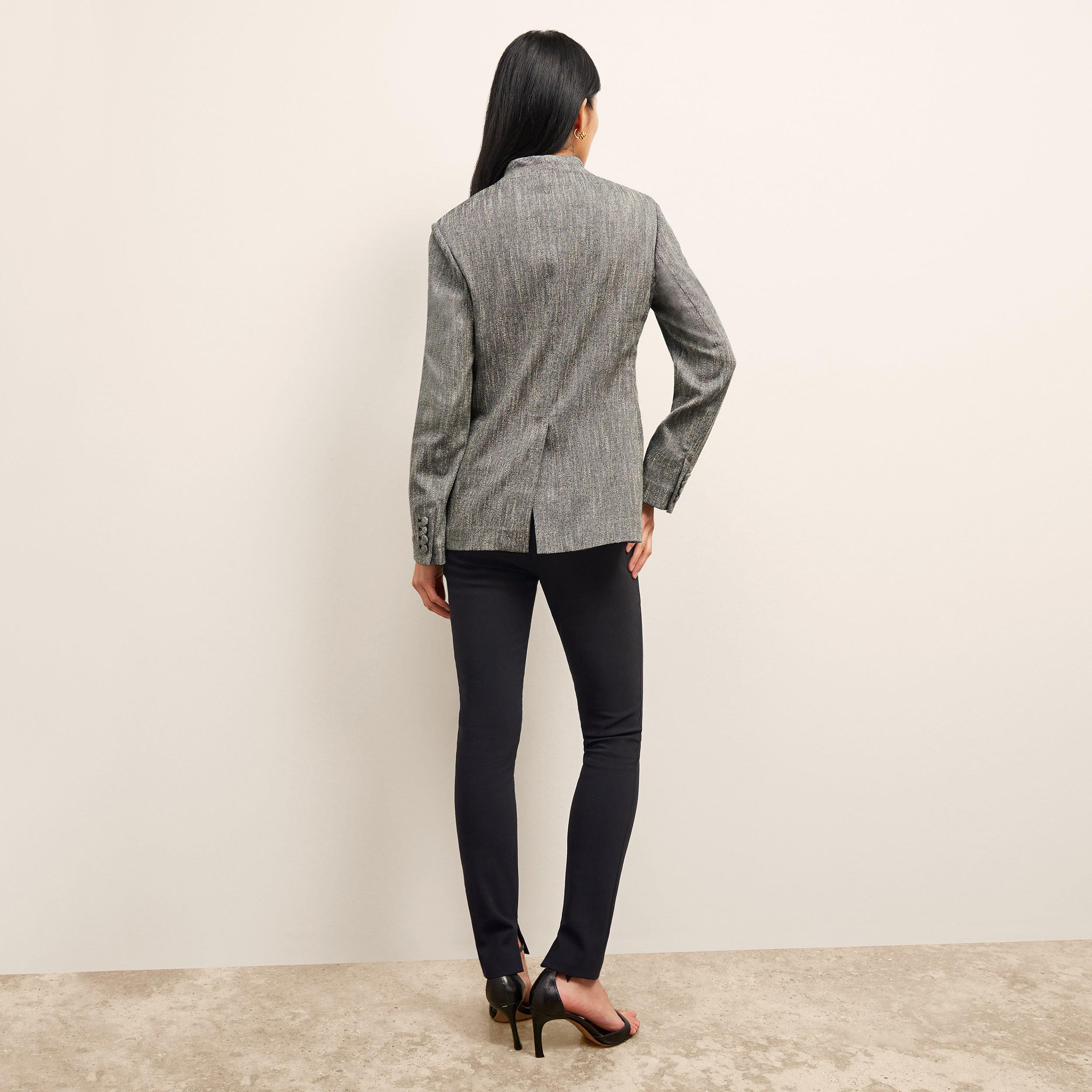 Janette Jacket - Cotton Tweed :: Black/Ivory – M.M.LaFleur