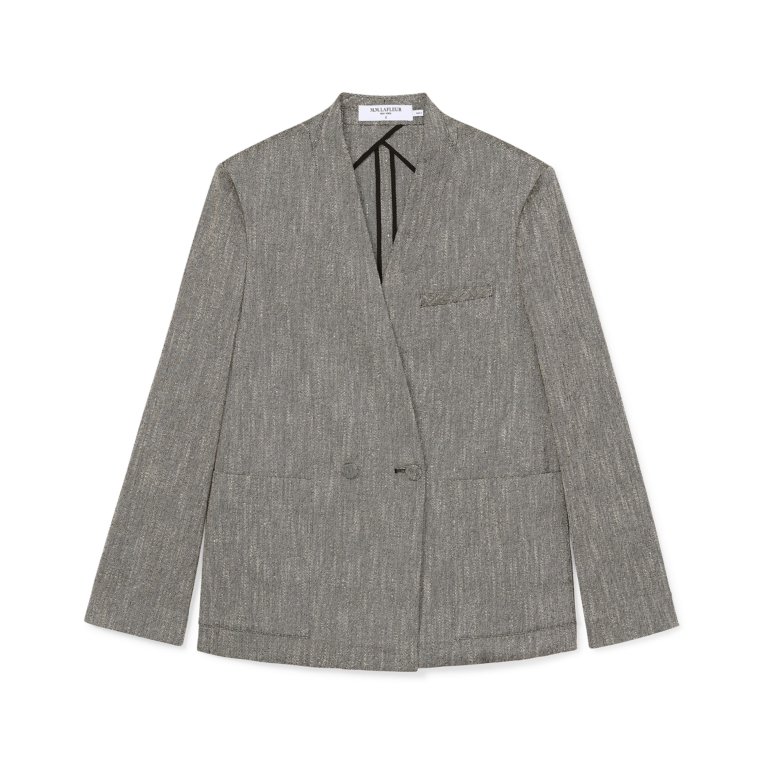 Janette Jacket - Cotton Tweed :: Black/Ivory – M.M.LaFleur