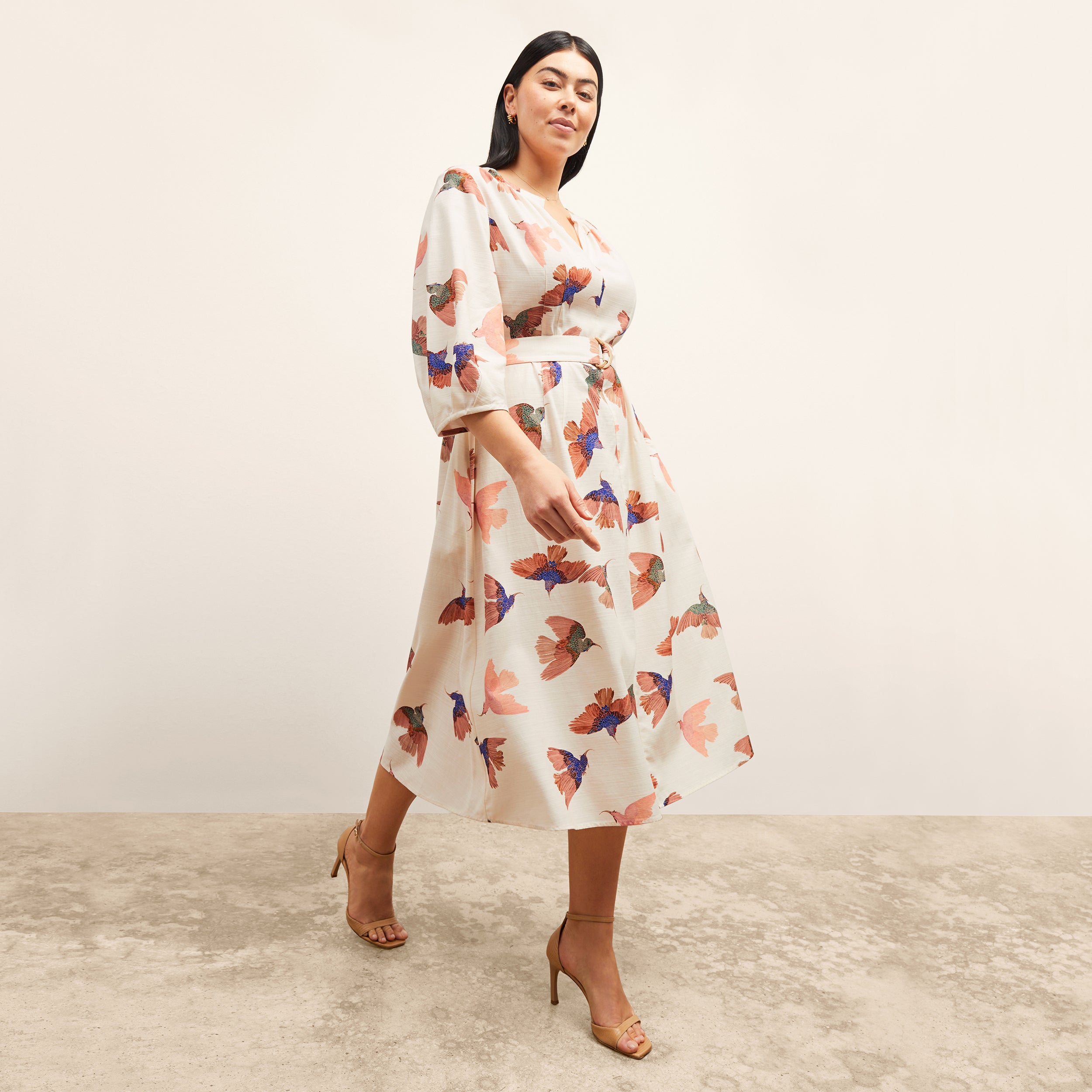 Tessie Dress - Airy Cotton :: Hummingbird Print – M.M.LaFleur