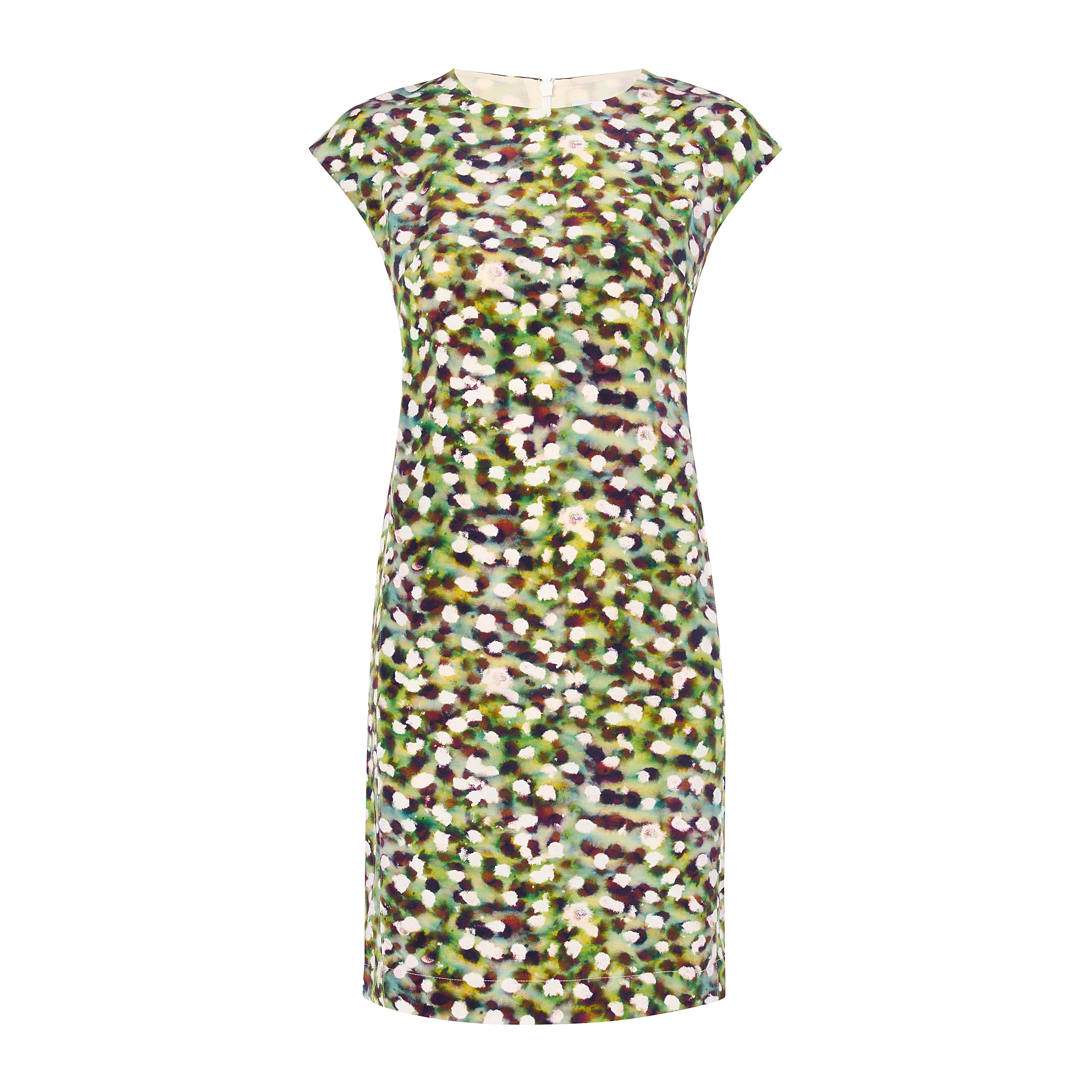 Maaza Dress - Washable Silk :: Spotlight Print – M.M.LaFleur