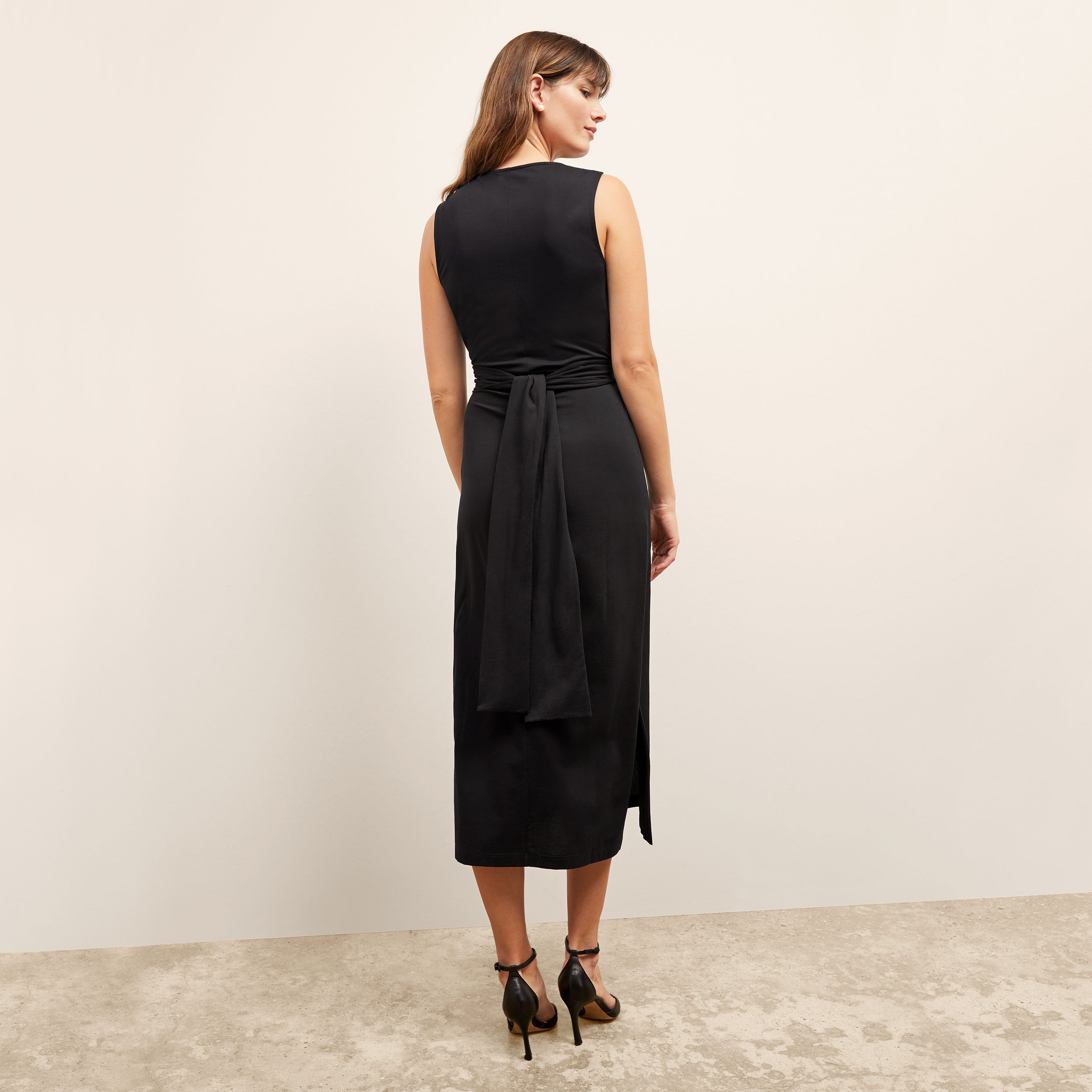 Monte Dress - Organic Jersey Pima Cotton :: Black – M.M.LaFleur
