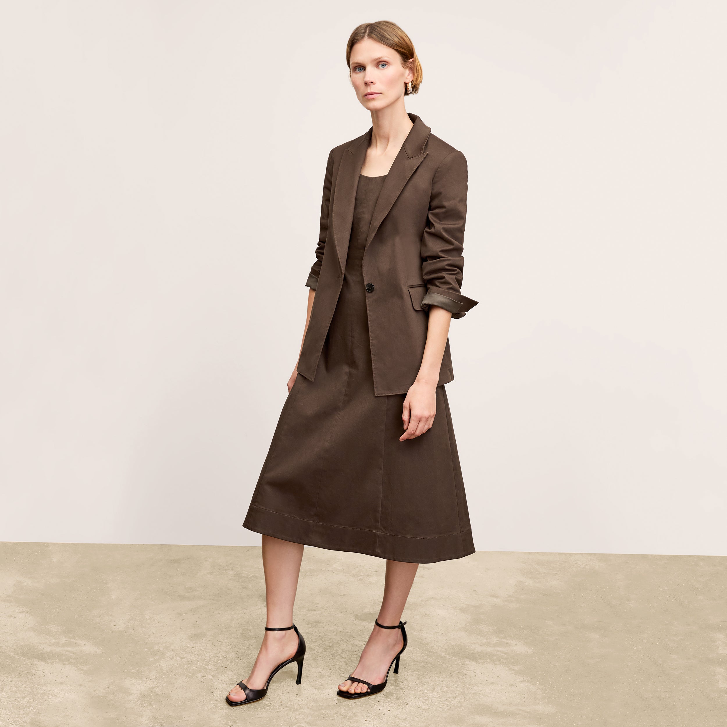 Jess Dress - Stretch Chino :: Date – M.M.LaFleur