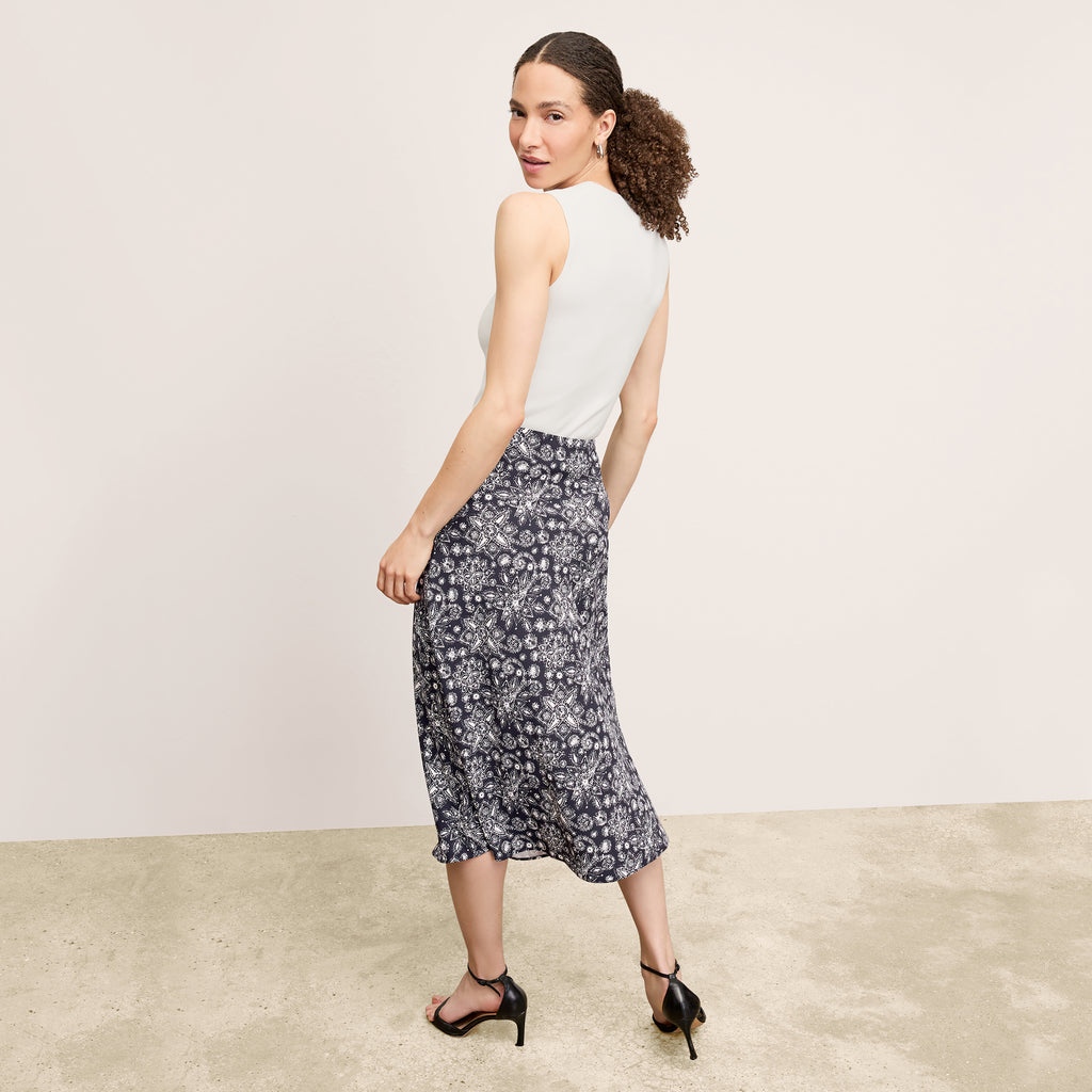 Sabine Sculptural Tank - Eco 365Knit :: Ivory – M.M.LaFleur