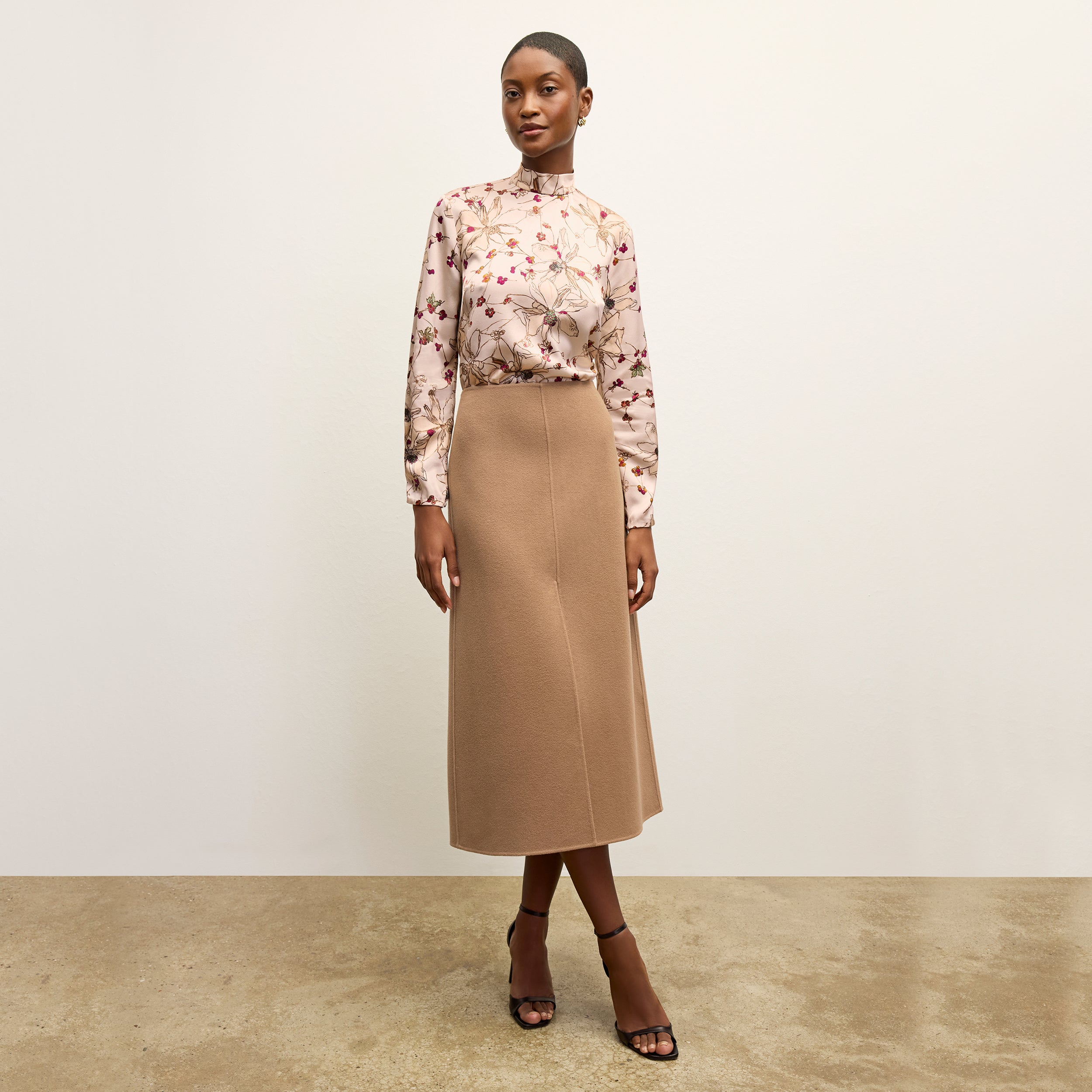 Kerri Skirt - Double-Face Wool :: Camel – M.M.LaFleur