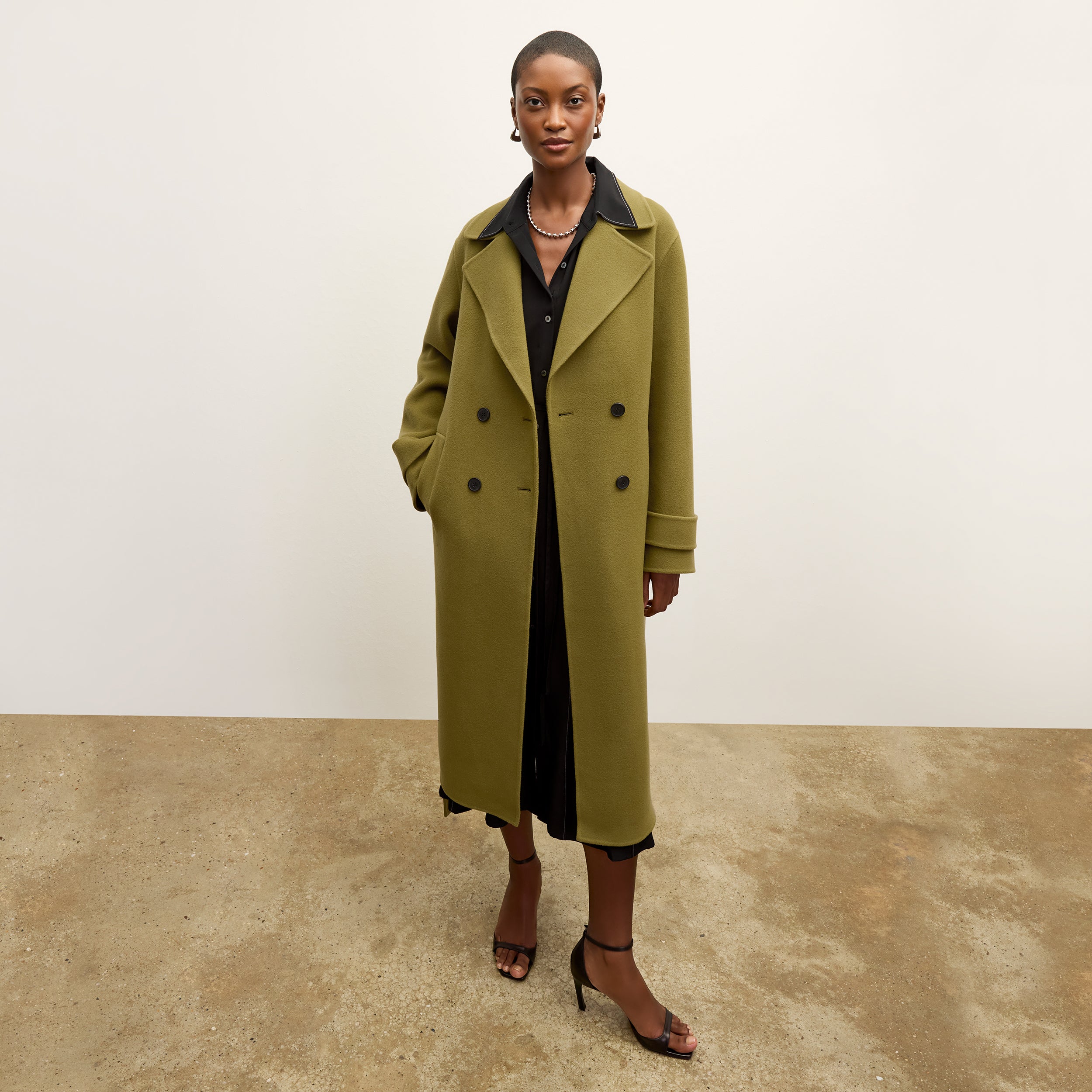 Viola Coat - Double-Face Wool :: Pistachio – M.M.LaFleur