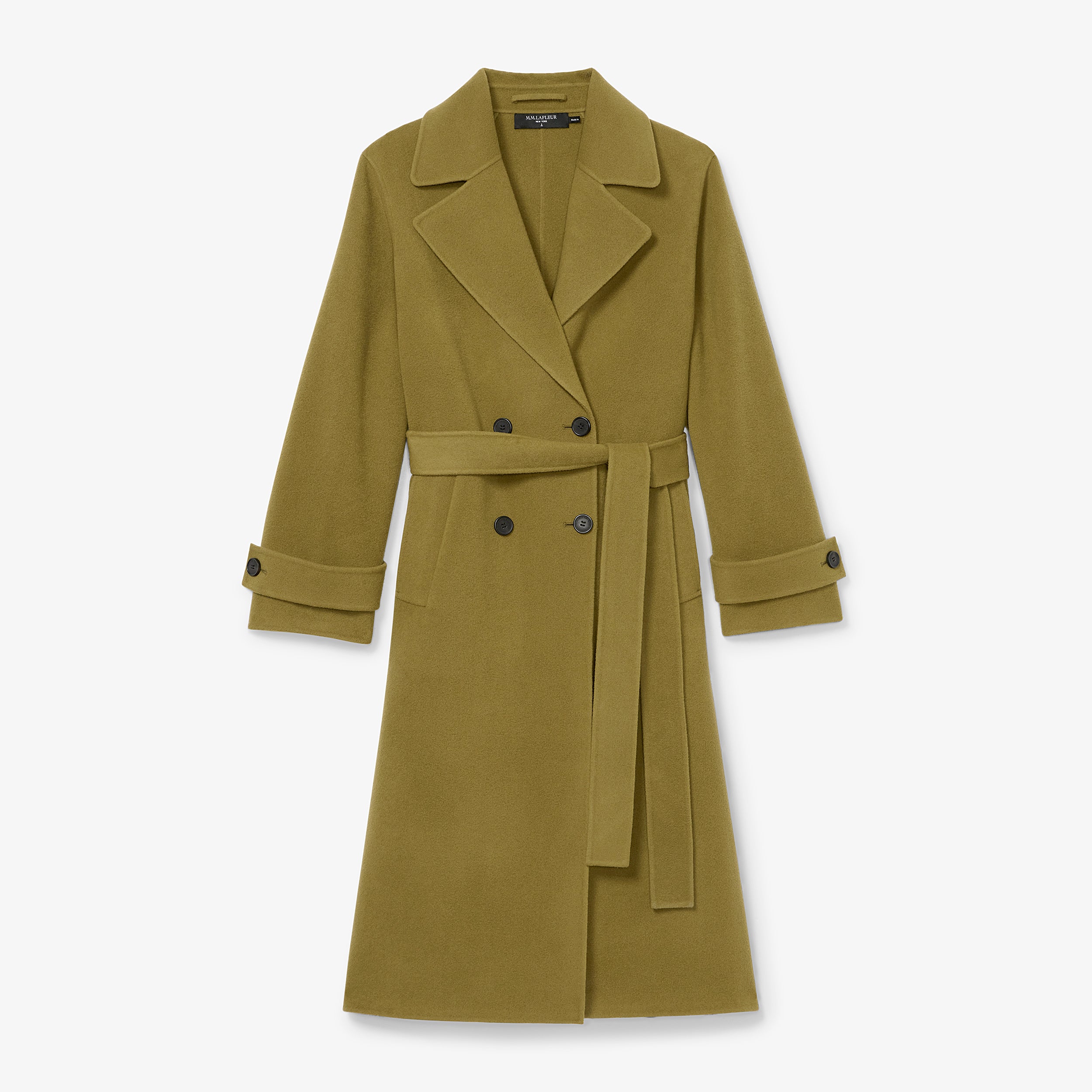 Viola Coat - Double-Face Wool :: Pistachio – M.M.LaFleur