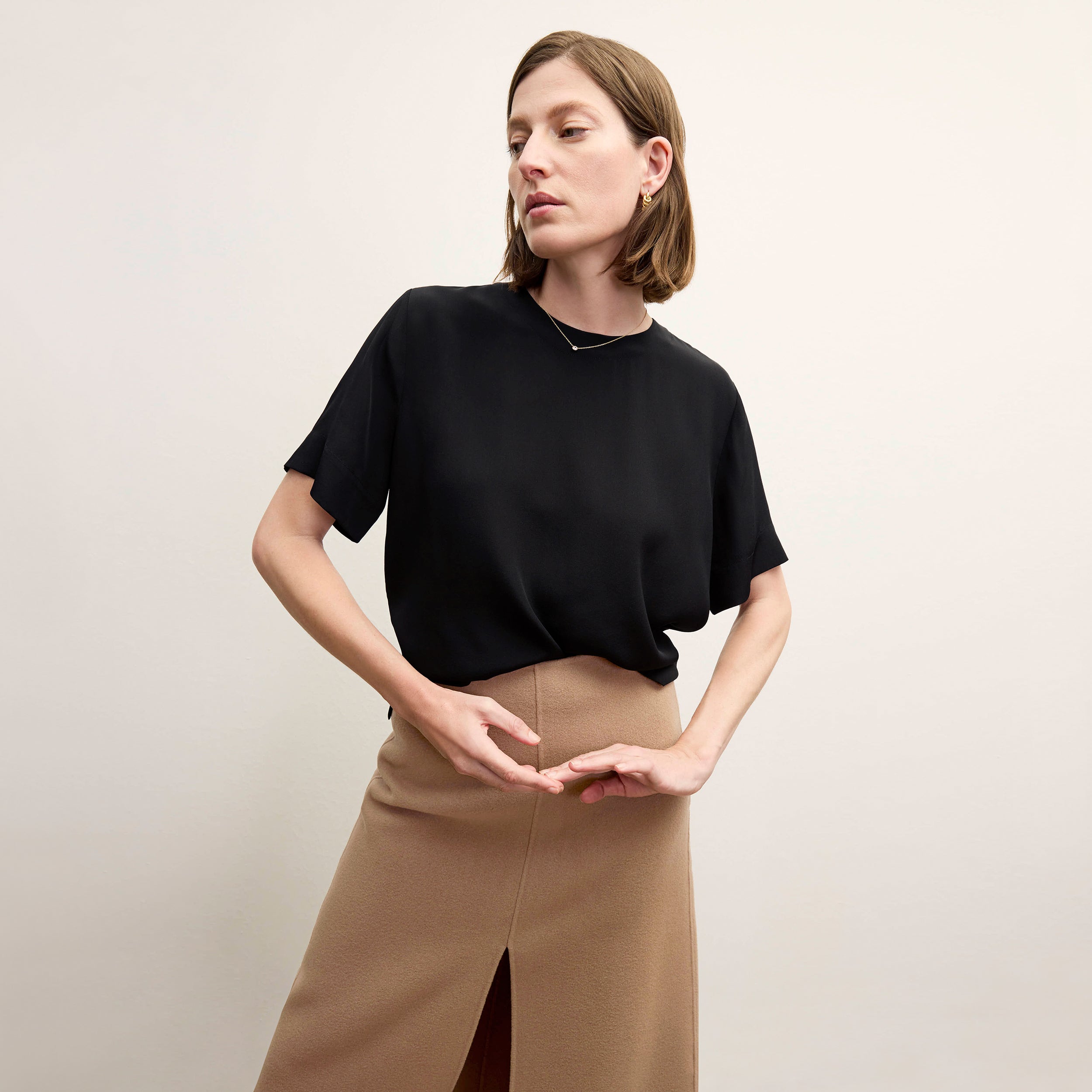 Kerri Skirt - Double-Face Wool :: Camel – M.M.LaFleur