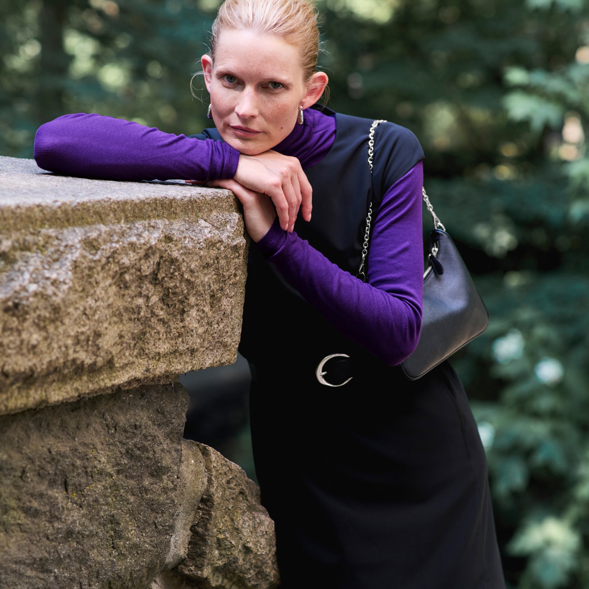 Maaza Dress - OrigamiTech :: Black – M.M.LaFleur