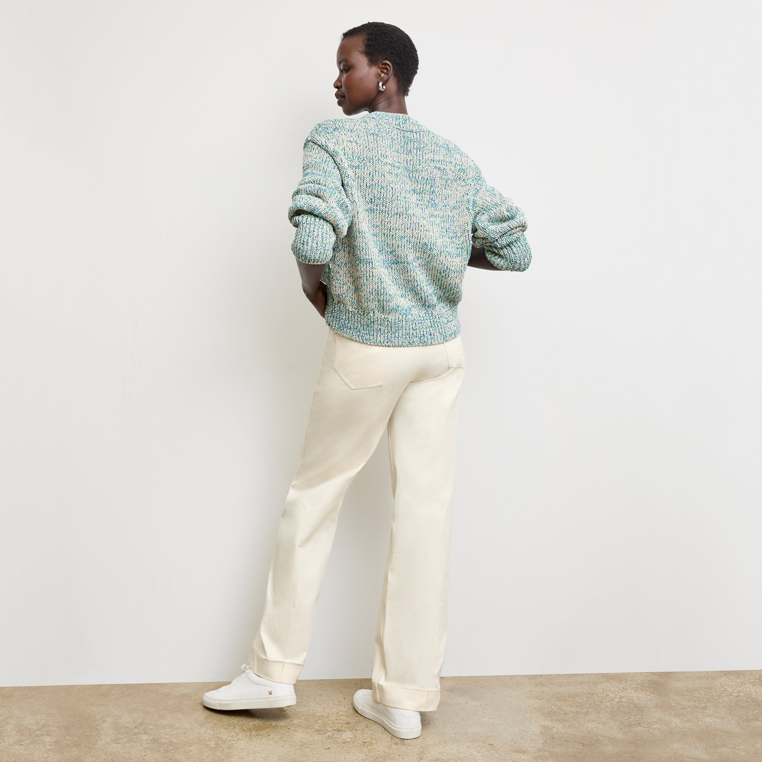 Milo Wide-Leg Jean - Eco Better Than Denim :: Bright Ivory – M.M.LaFleur