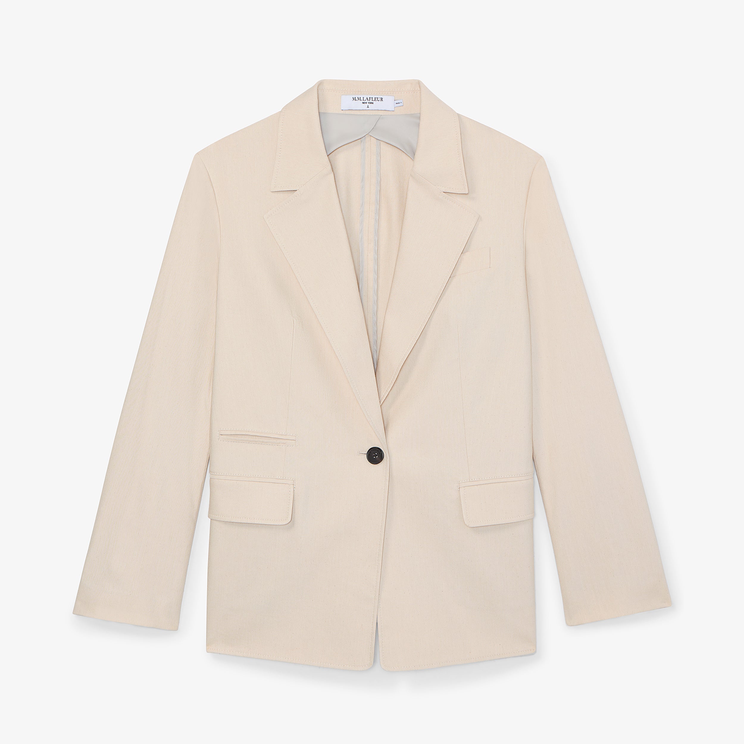 Teddy Easy Jacket - Cotton Viscose :: Natural – M.M.LaFleur