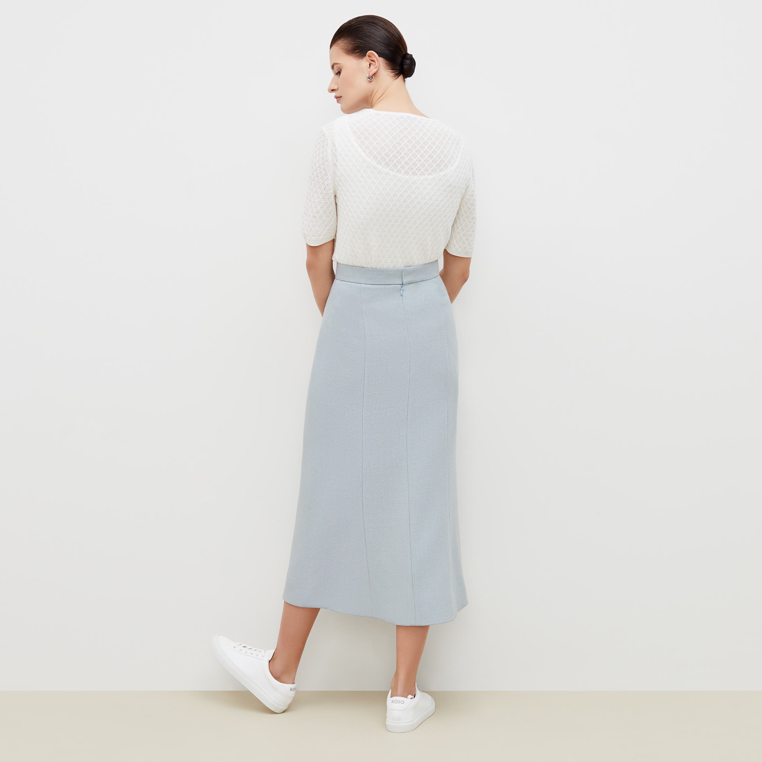 Natalie Top - Smocking Stitch :: Ivory – M.M.LaFleur