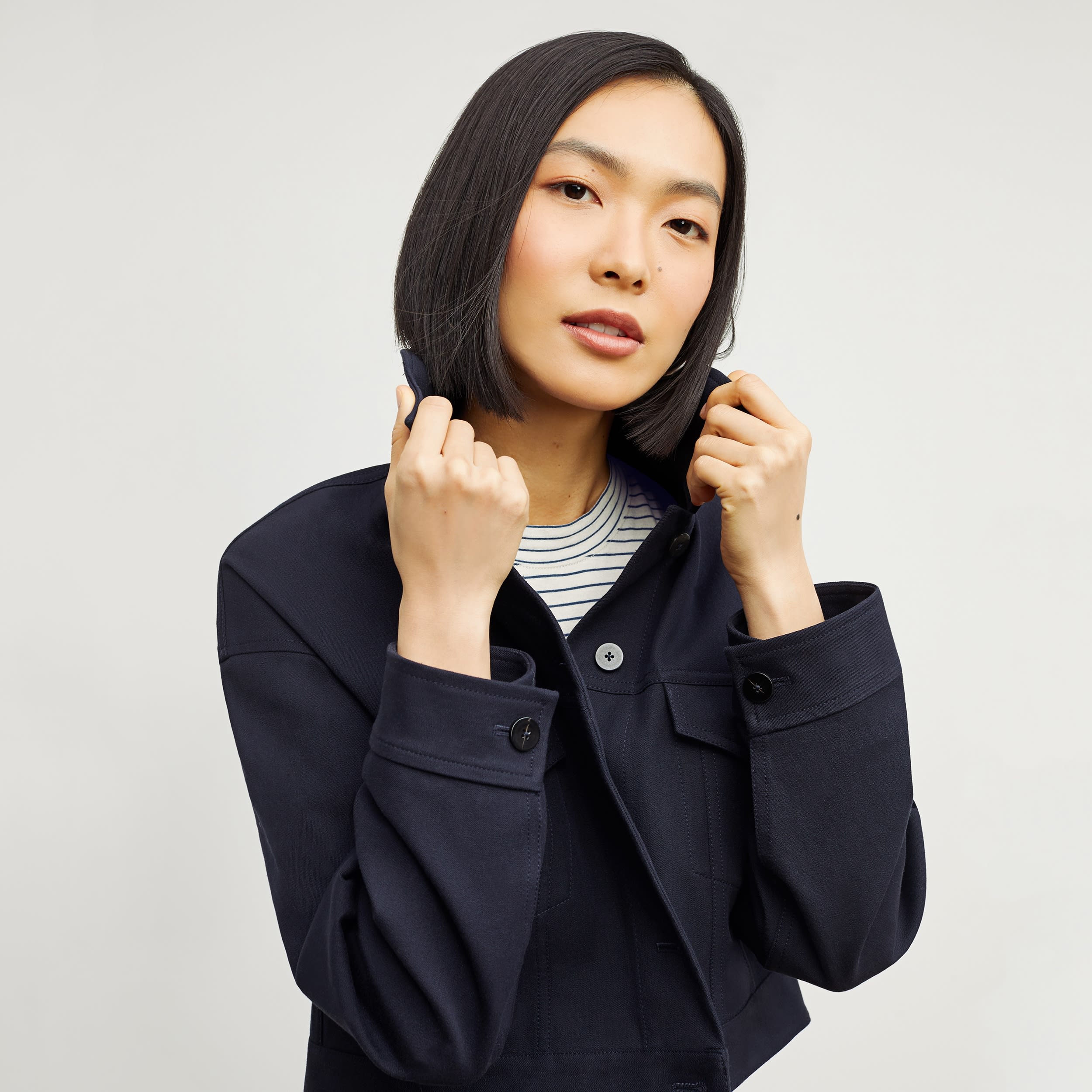 Anna Jacket - Better Than Denim :: Ink – M.M.LaFleur