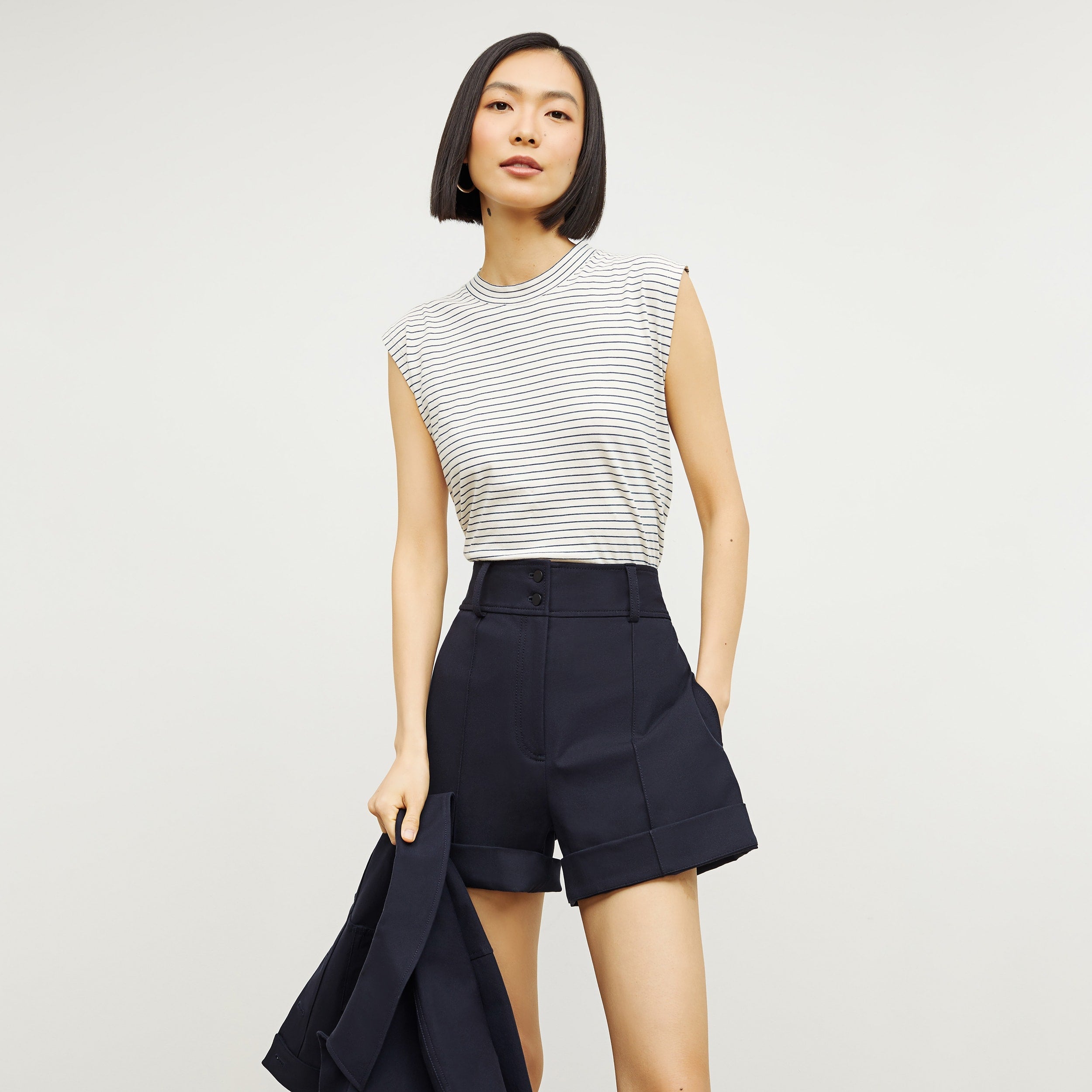 Caitlin Short - Eco Better Than Denim :: Ink – M.M.LaFleur