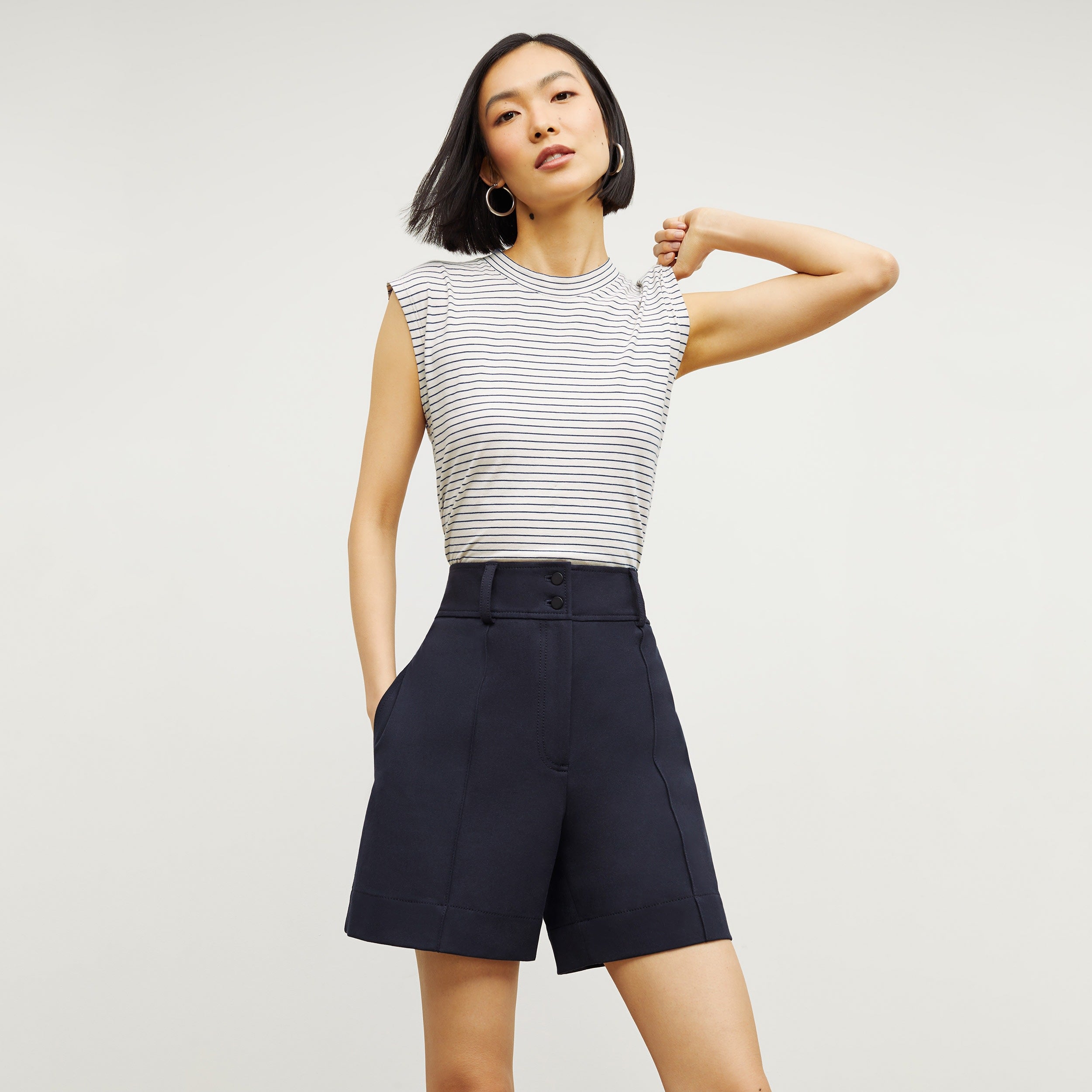 Caitlin Short - Eco Better Than Denim :: Ink – M.M.LaFleur