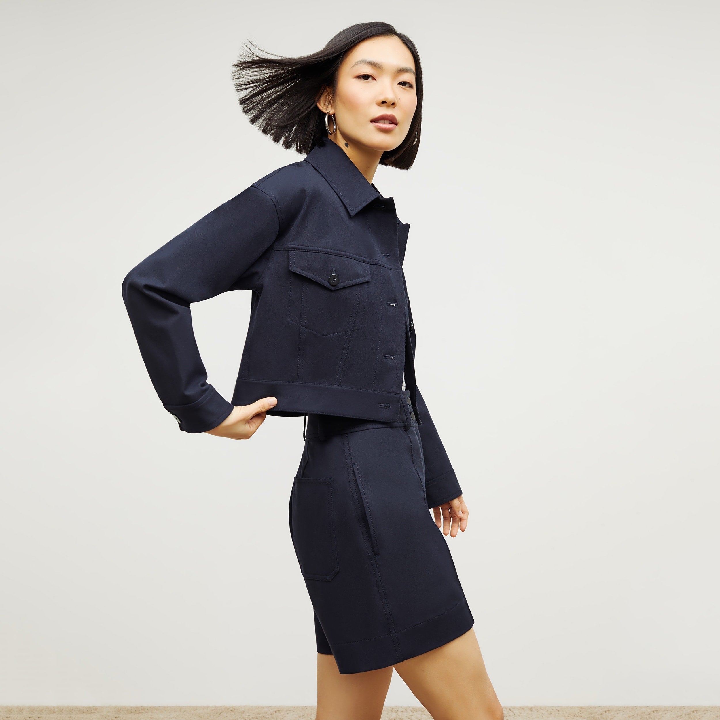 Caitlin Short - Eco Better Than Denim :: Ink – M.M.LaFleur