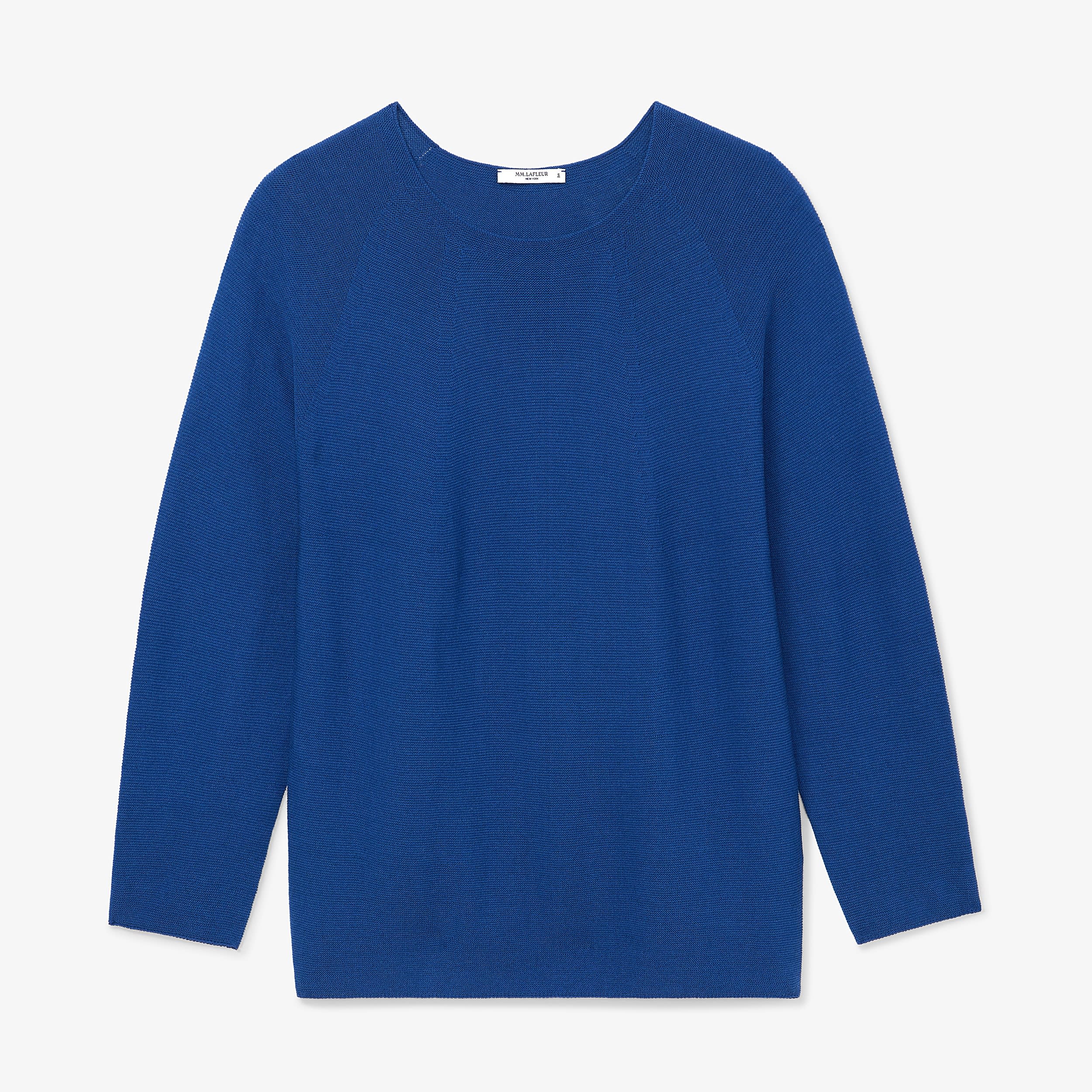 Chadwick Sweater - 3D-Knit Cotton :: Shoreline – M.M.LaFleur