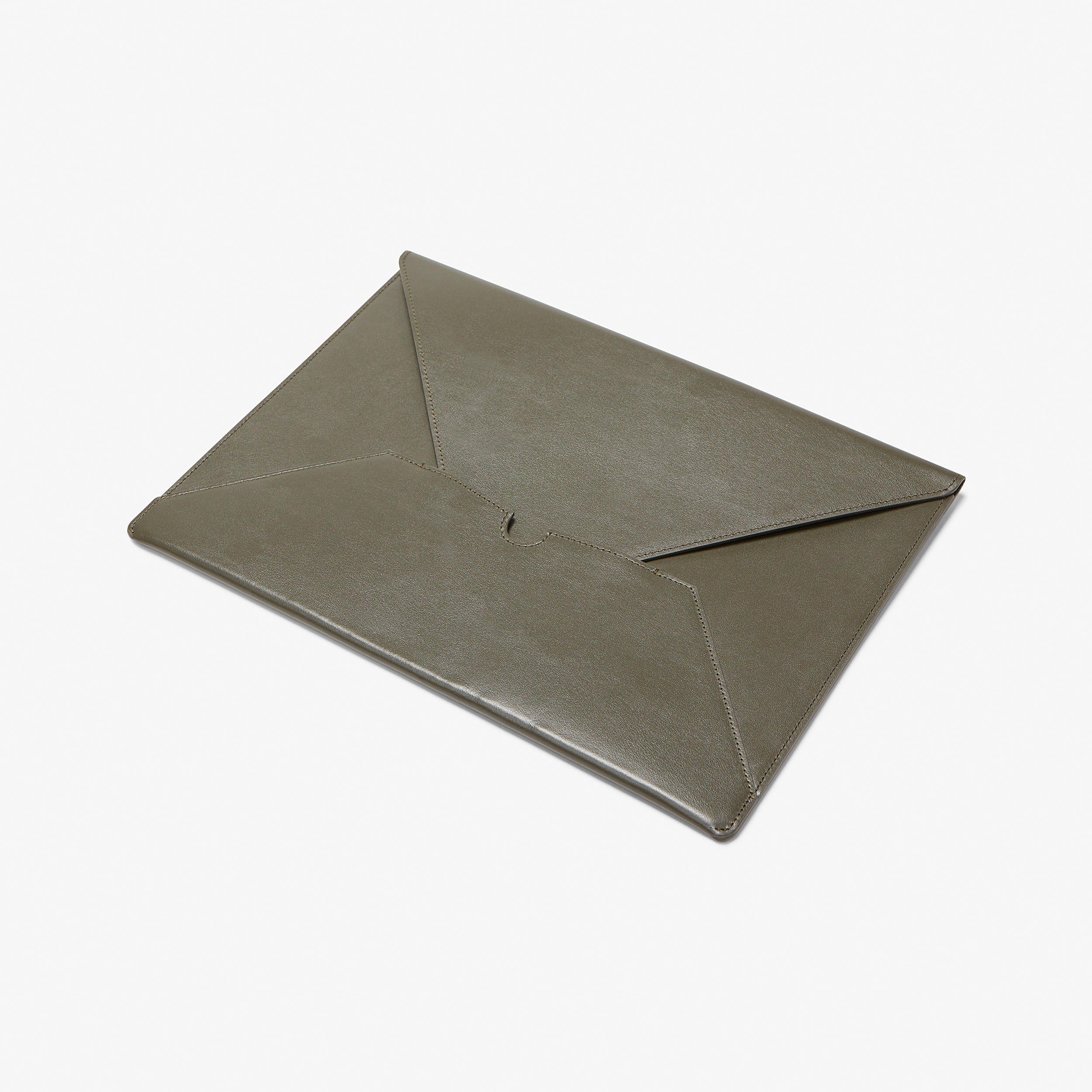 Resume Envelope - Kidskin :: Deep Green – M.M.LaFleur