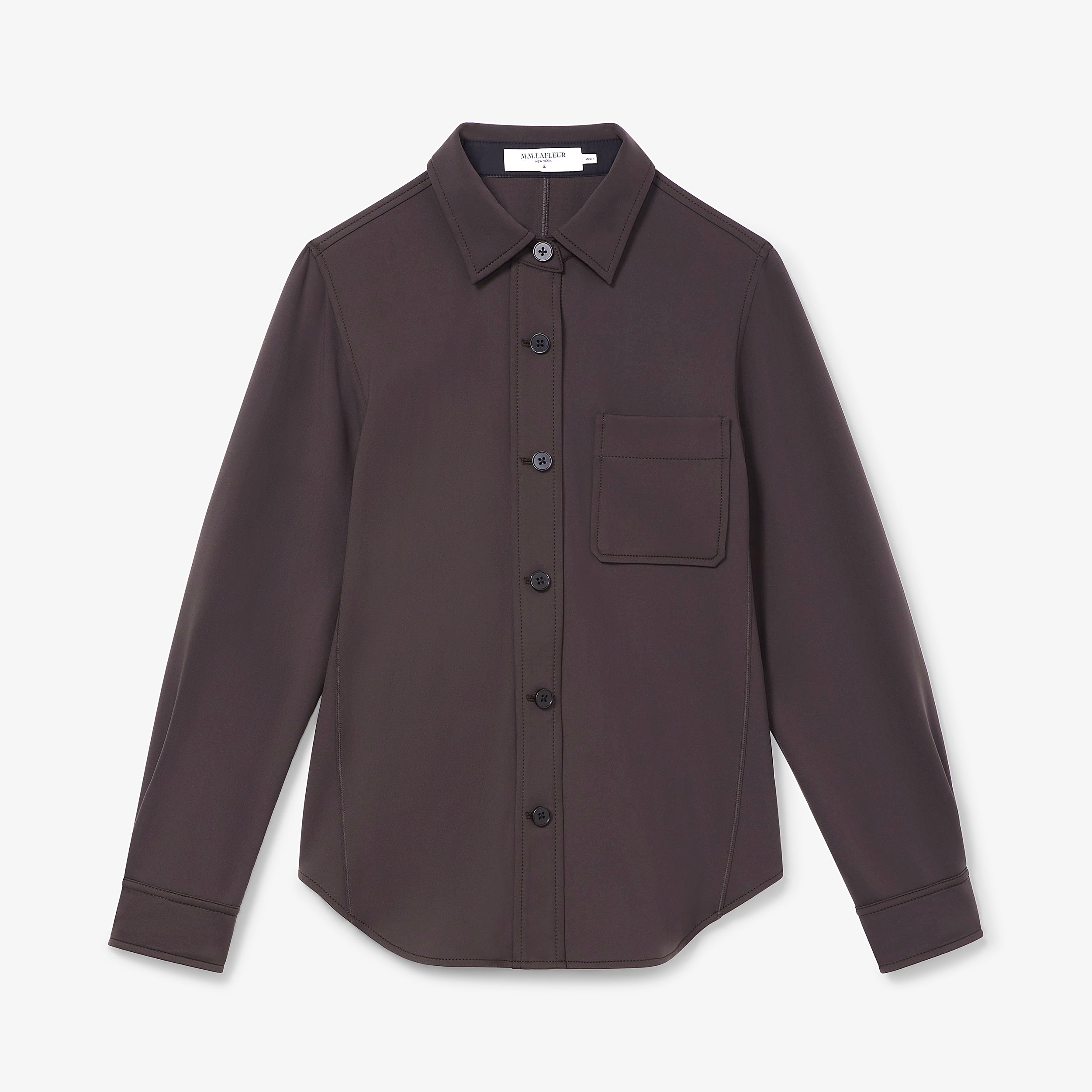 Sierra Shacket - Light Scuba :: Haze – M.M.LaFleur