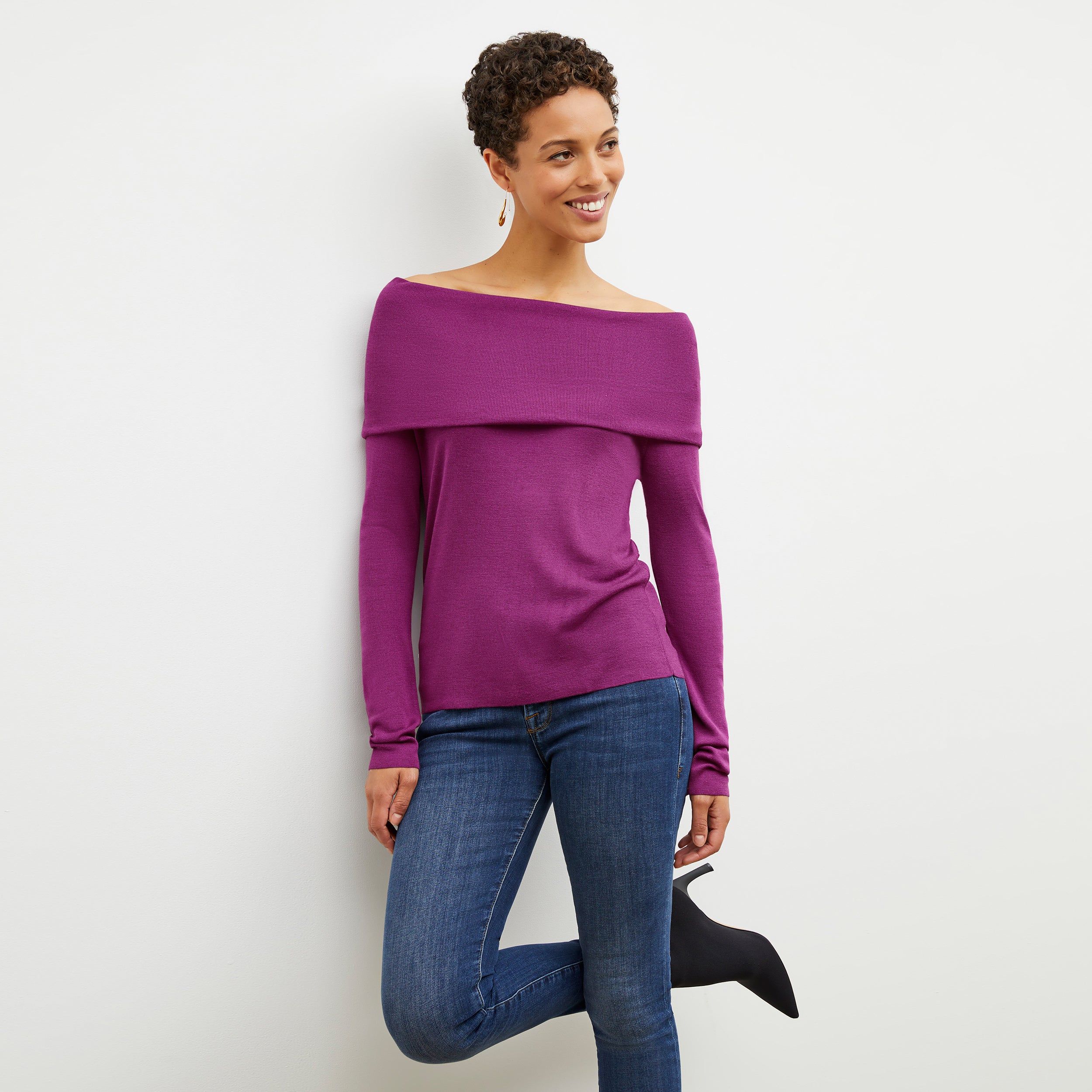 Dae Top - Silk Jersey :: Purple Jasper – M.M.LaFleur