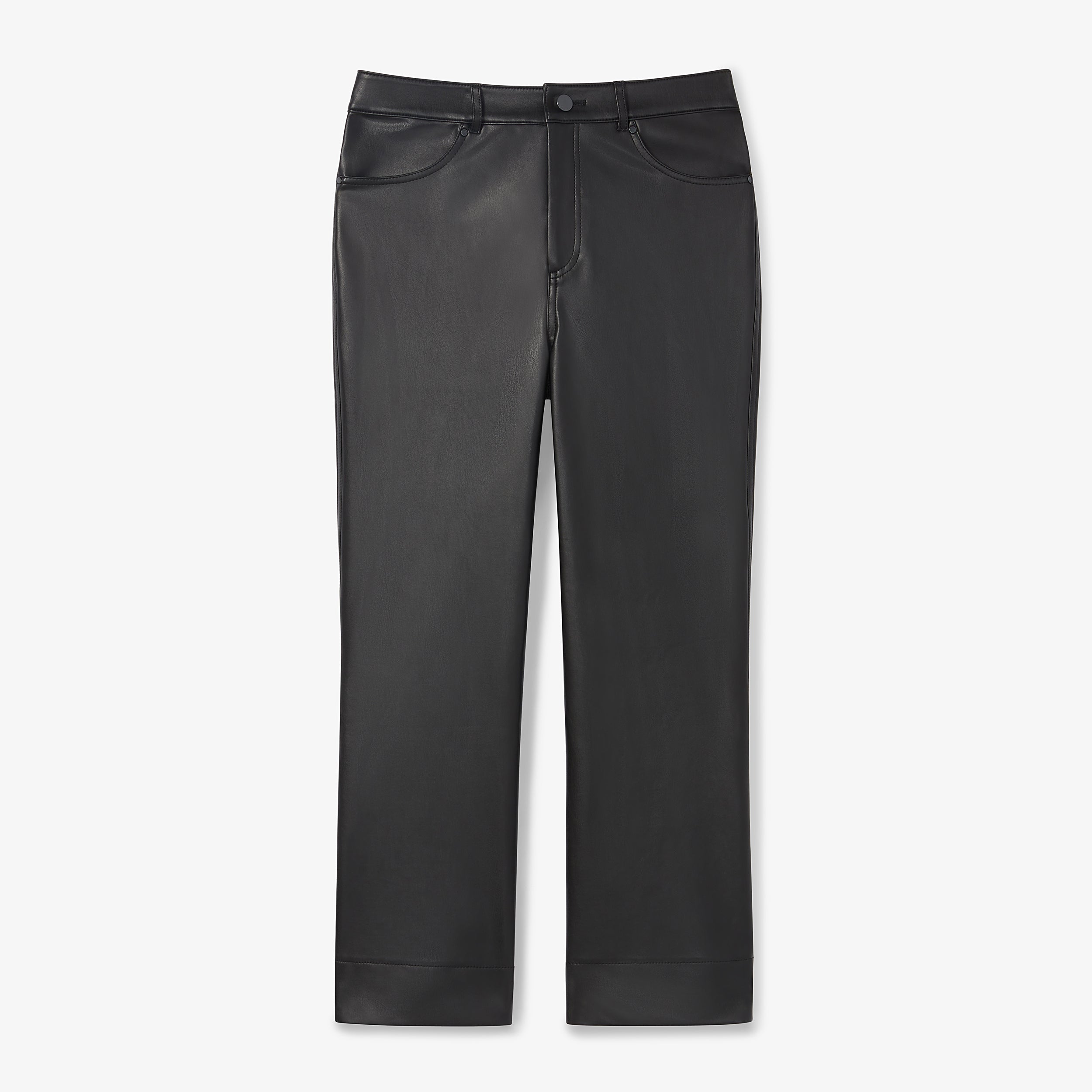Archie Pant - Vegan Leather :: Black – M.M.LaFleur