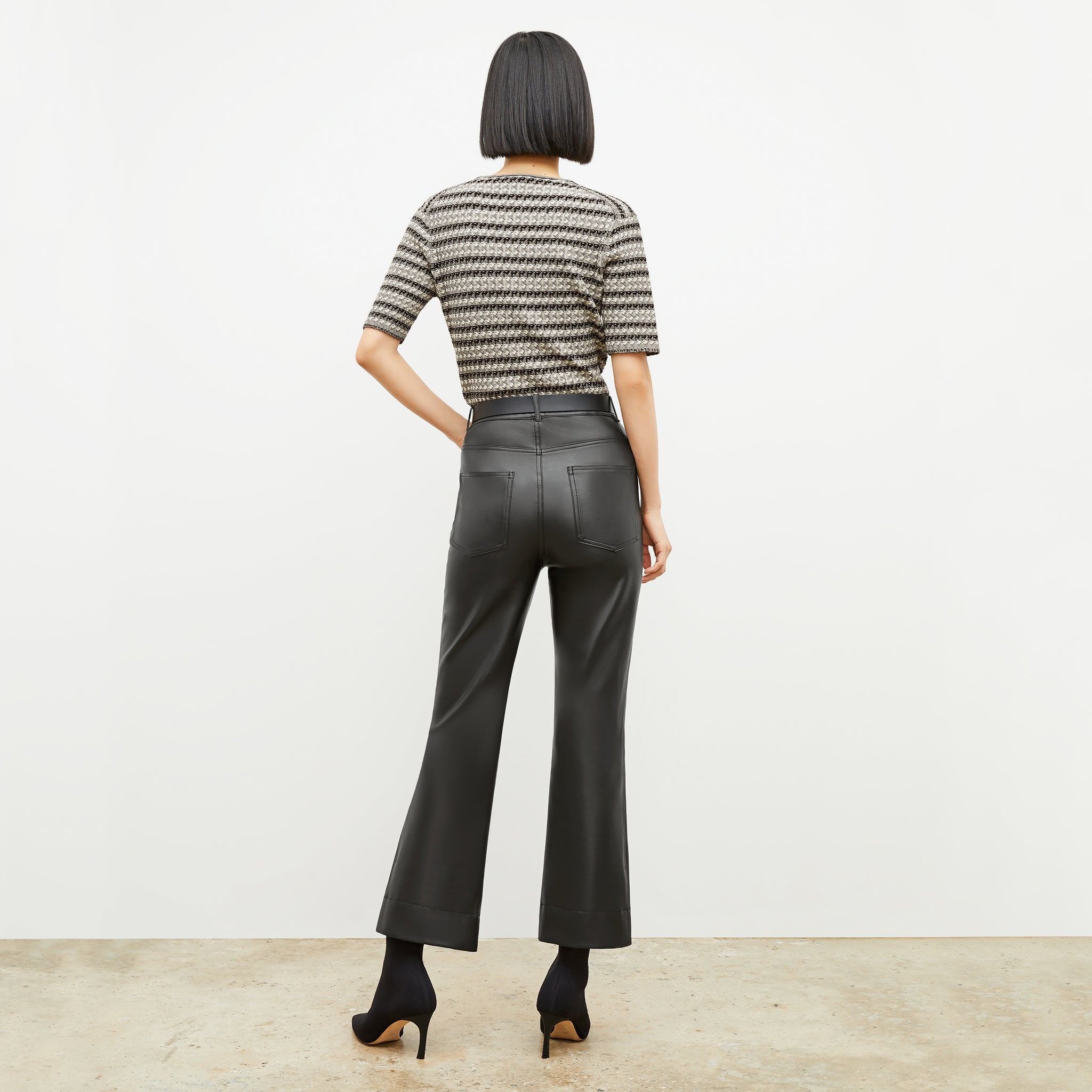 Archie Pant - Vegan Leather :: Black – M.M.LaFleur