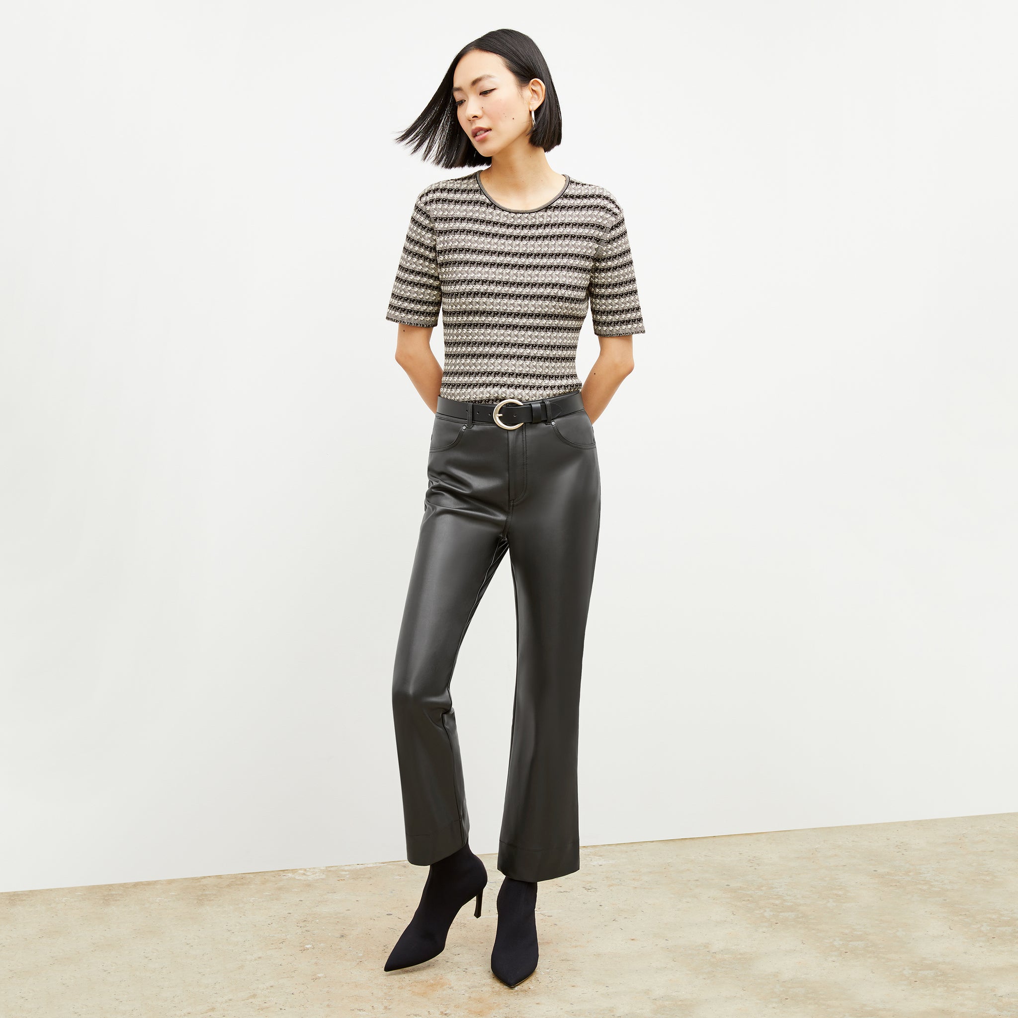 Archie Pant - Vegan Leather :: Black – M.M.LaFleur