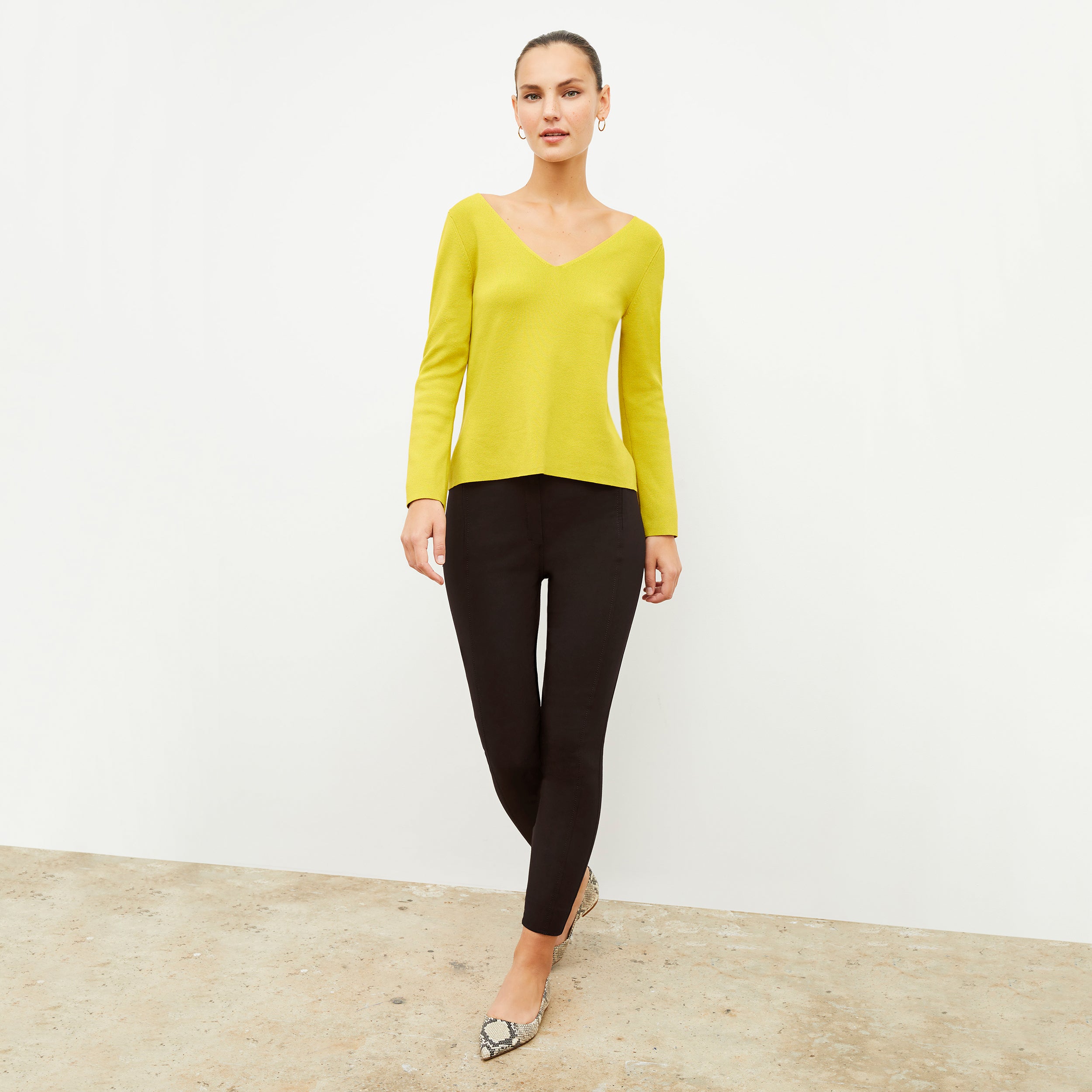 Kara Top - 365Knit :: Chartreuse – M.M.LaFleur