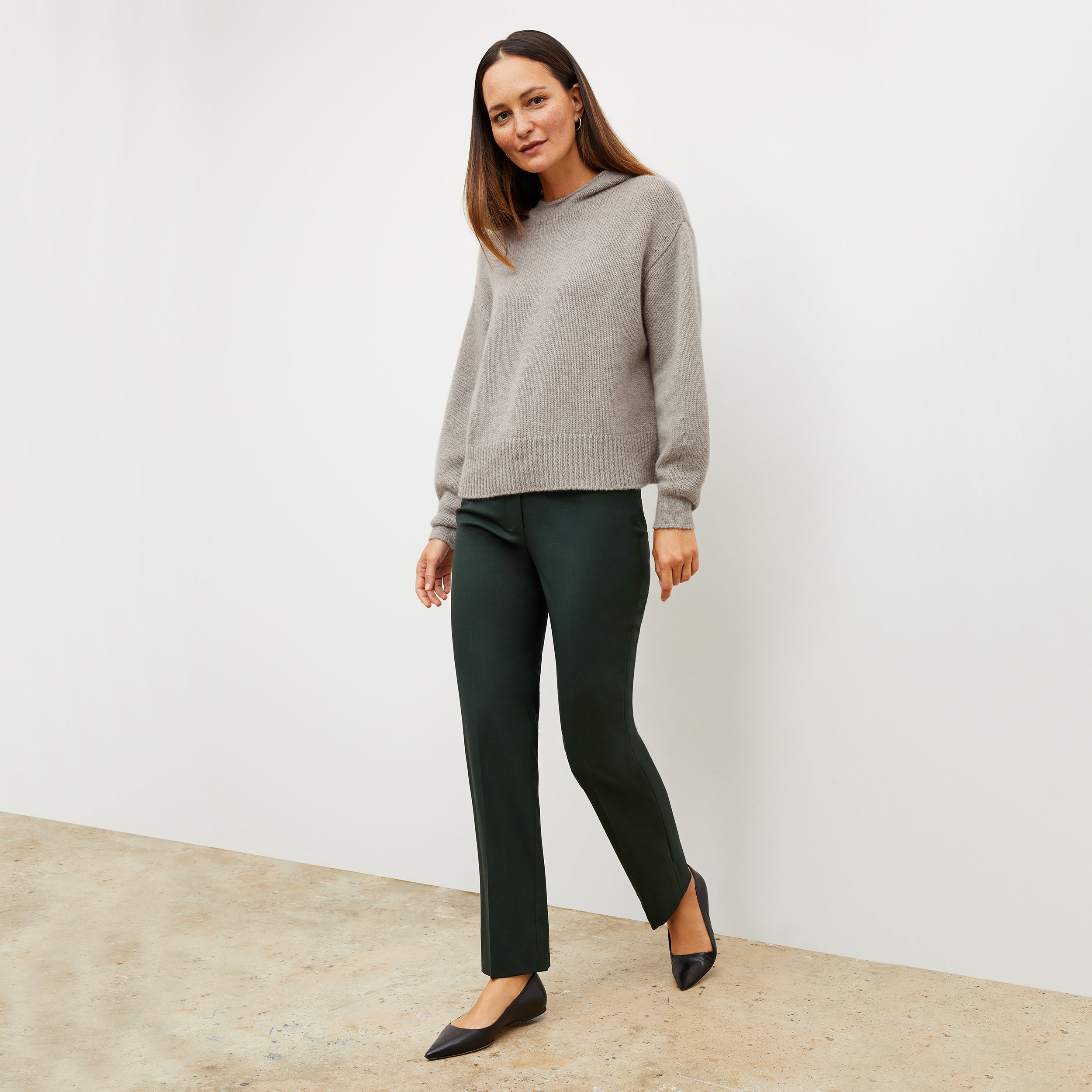 Thomas Hoodie - Plush Cashmere :: Stormcloud – M.M.LaFleur