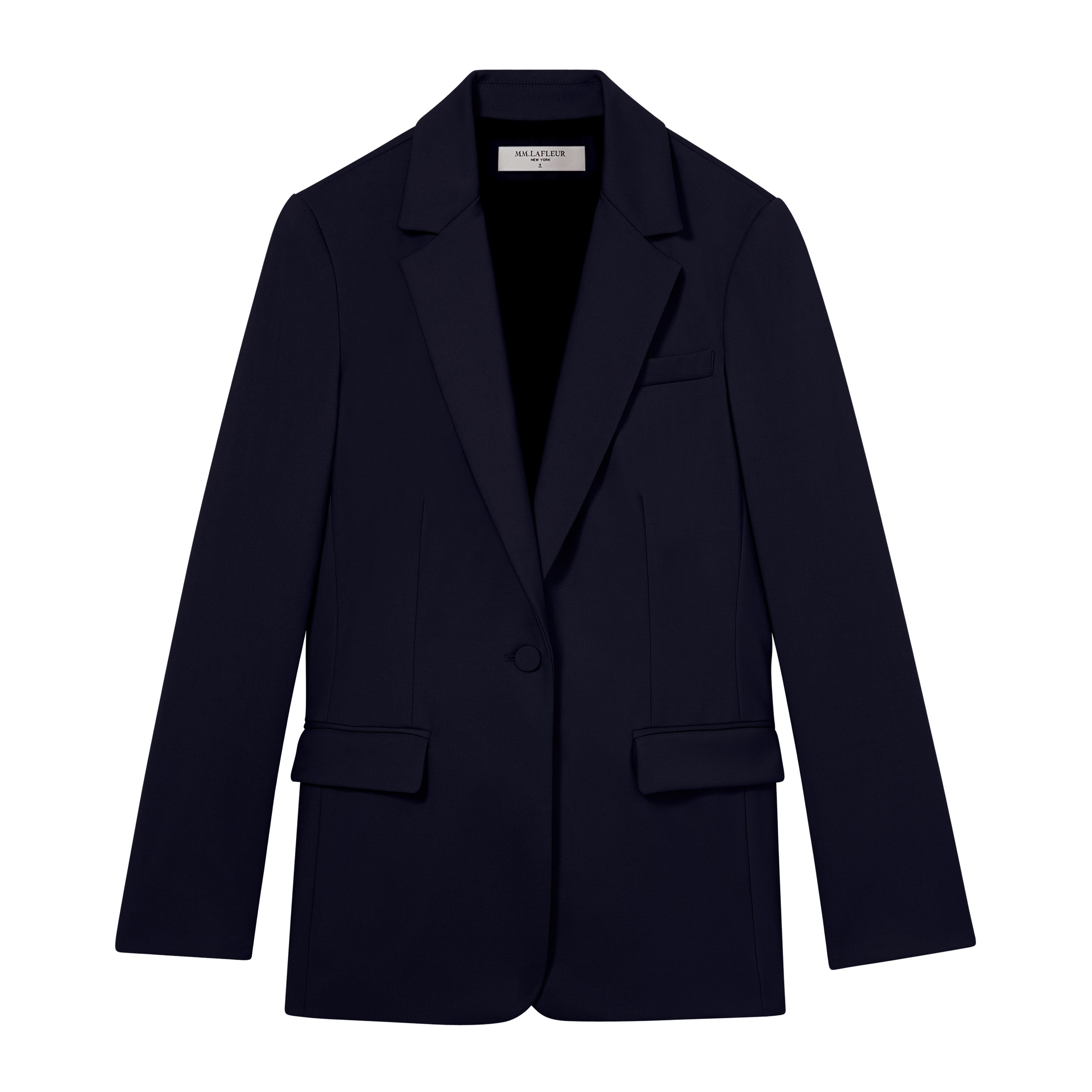 Yiyan Classic Blazer - Wool Twill :: Dark Navy – M.M.LaFleur