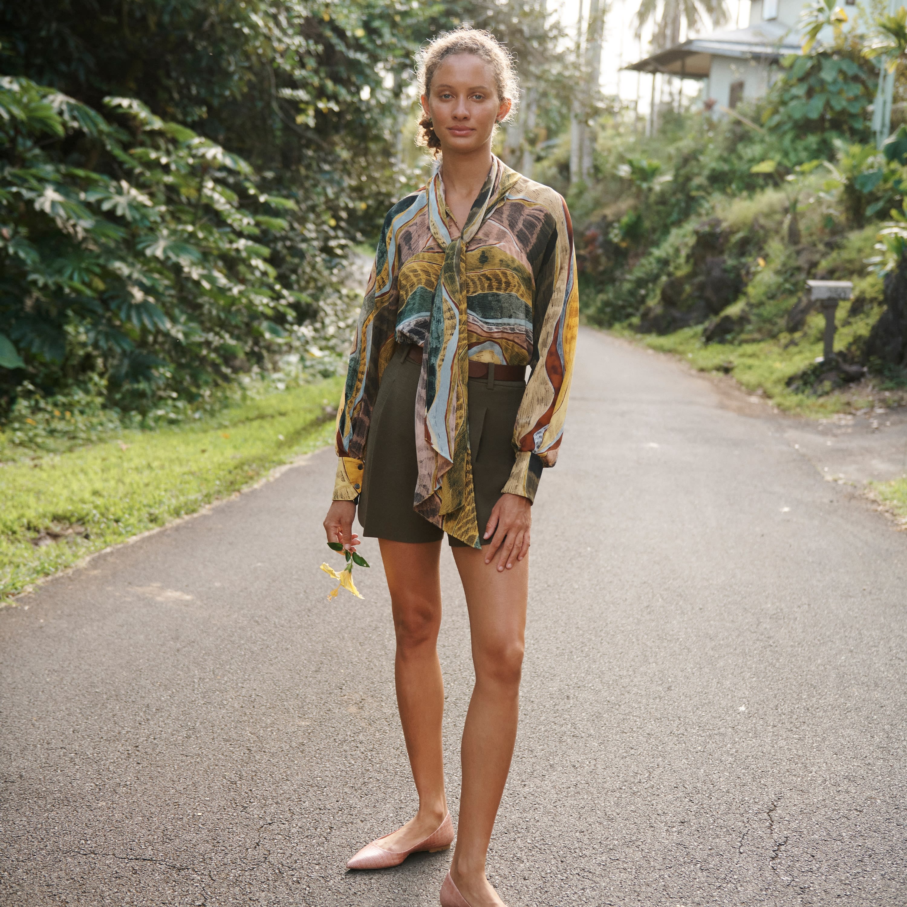 Fiona Top - Silk Desert :: Multicolor – M.M.LaFleur
